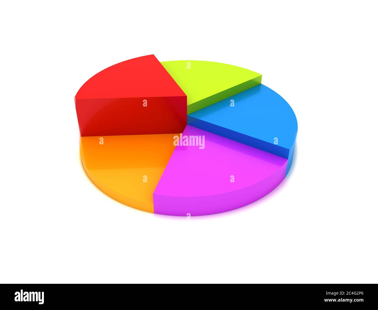 3d pie chart hi-res stock photography and images - Alamy