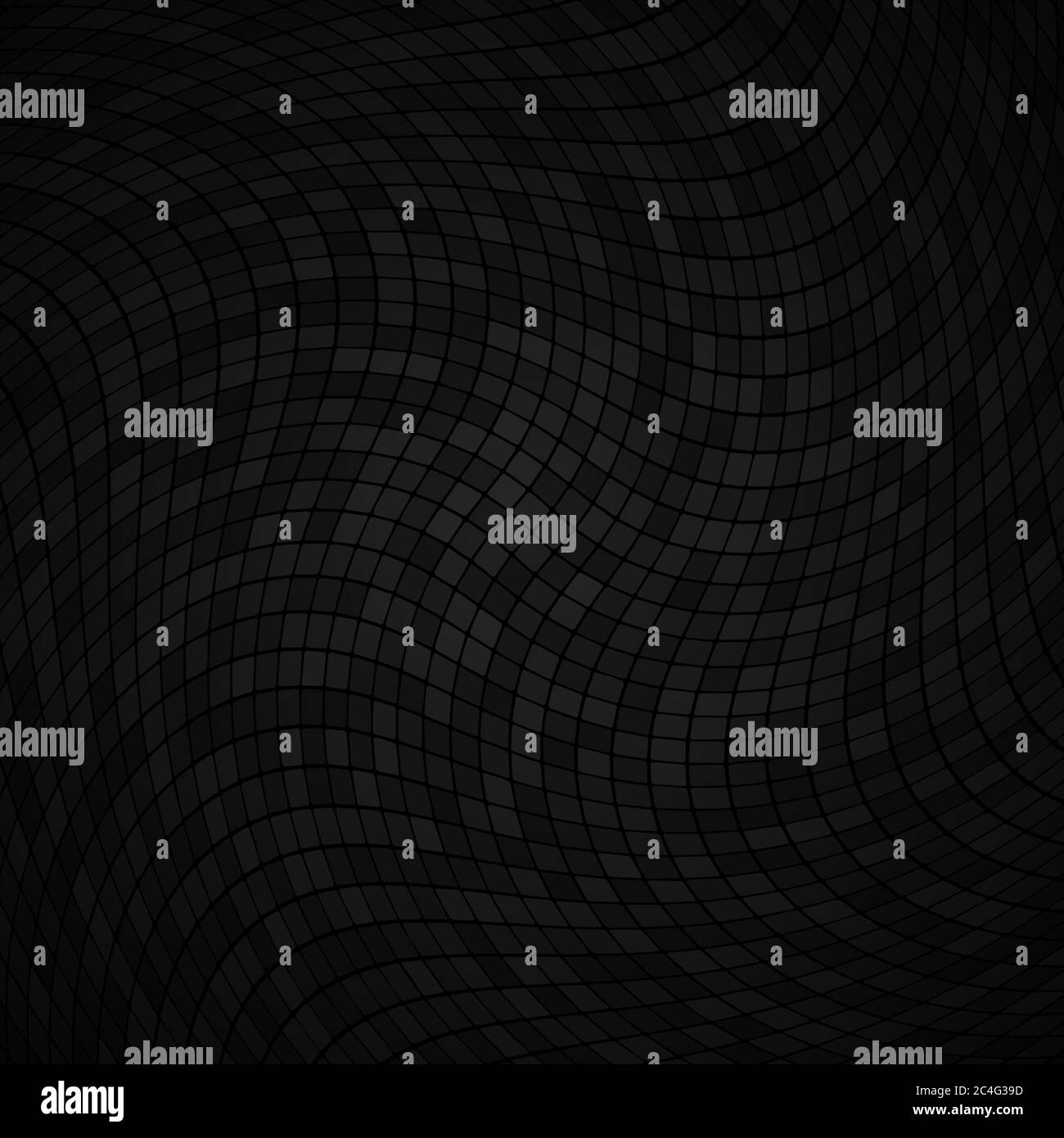 Abstract background of small squares or pixels in black and gray colors ...