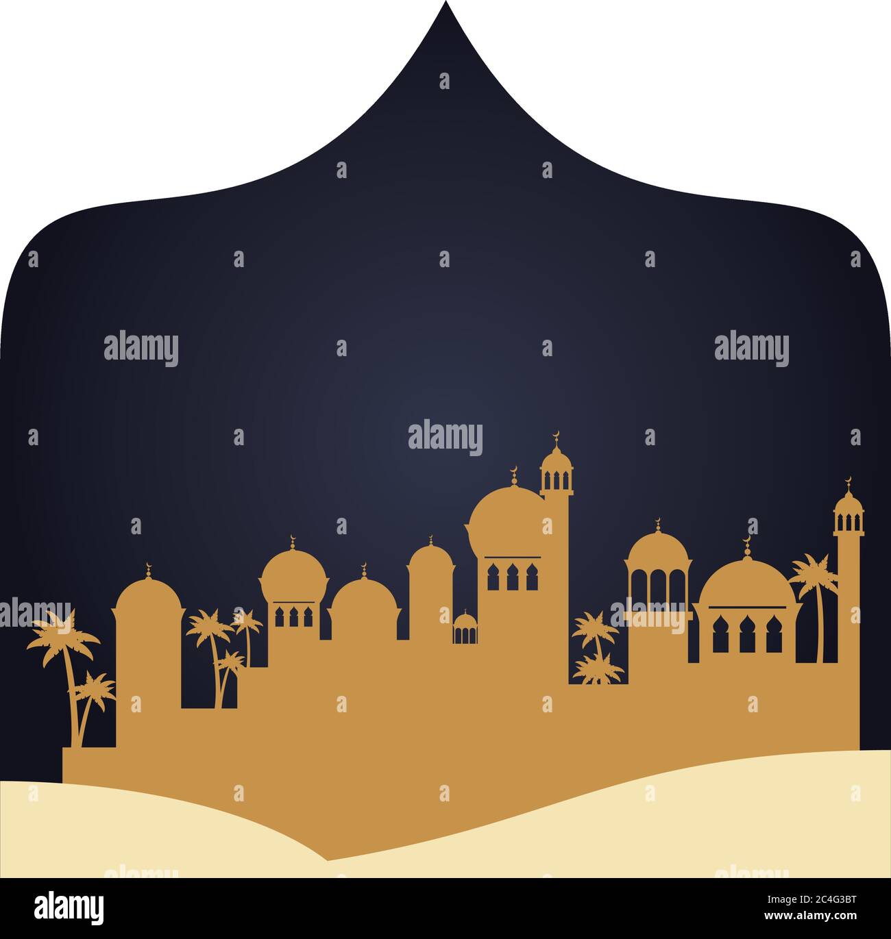 Night city arabic Cut Out Stock Images & Pictures - Alamy