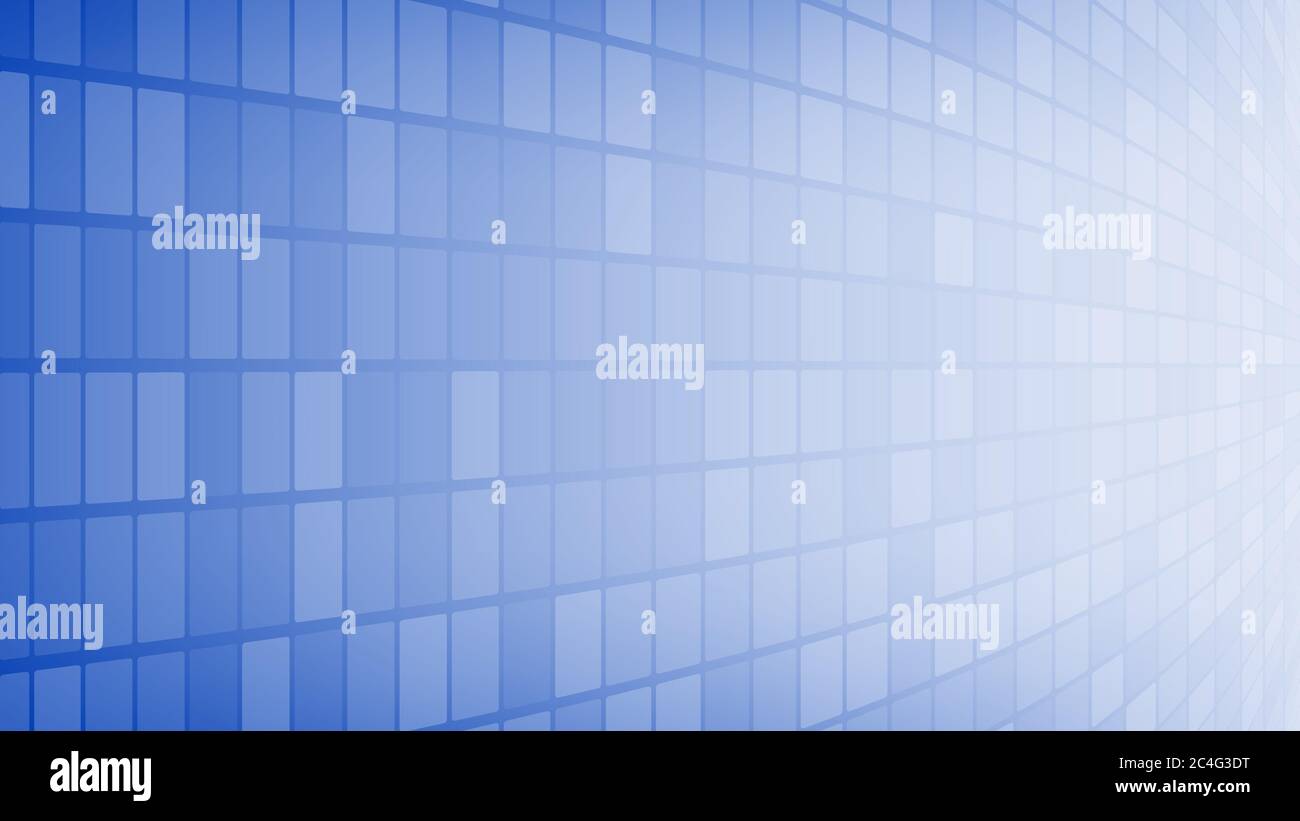 Grid of small squares in blue hi-res stock photography and images - Alamy