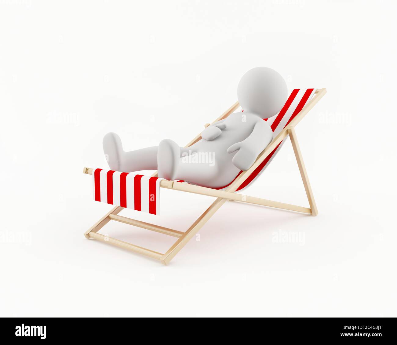 3d man sitting on chair hi-res stock photography and images - Alamy