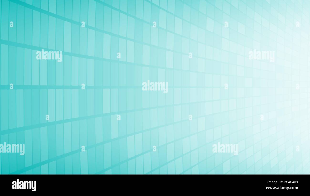 Abstract background of small squares or pixels in light blue colors ...