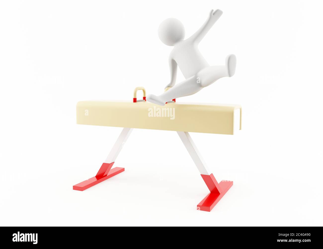 Man training horse on Cut Out Stock Images & Pictures - Alamy