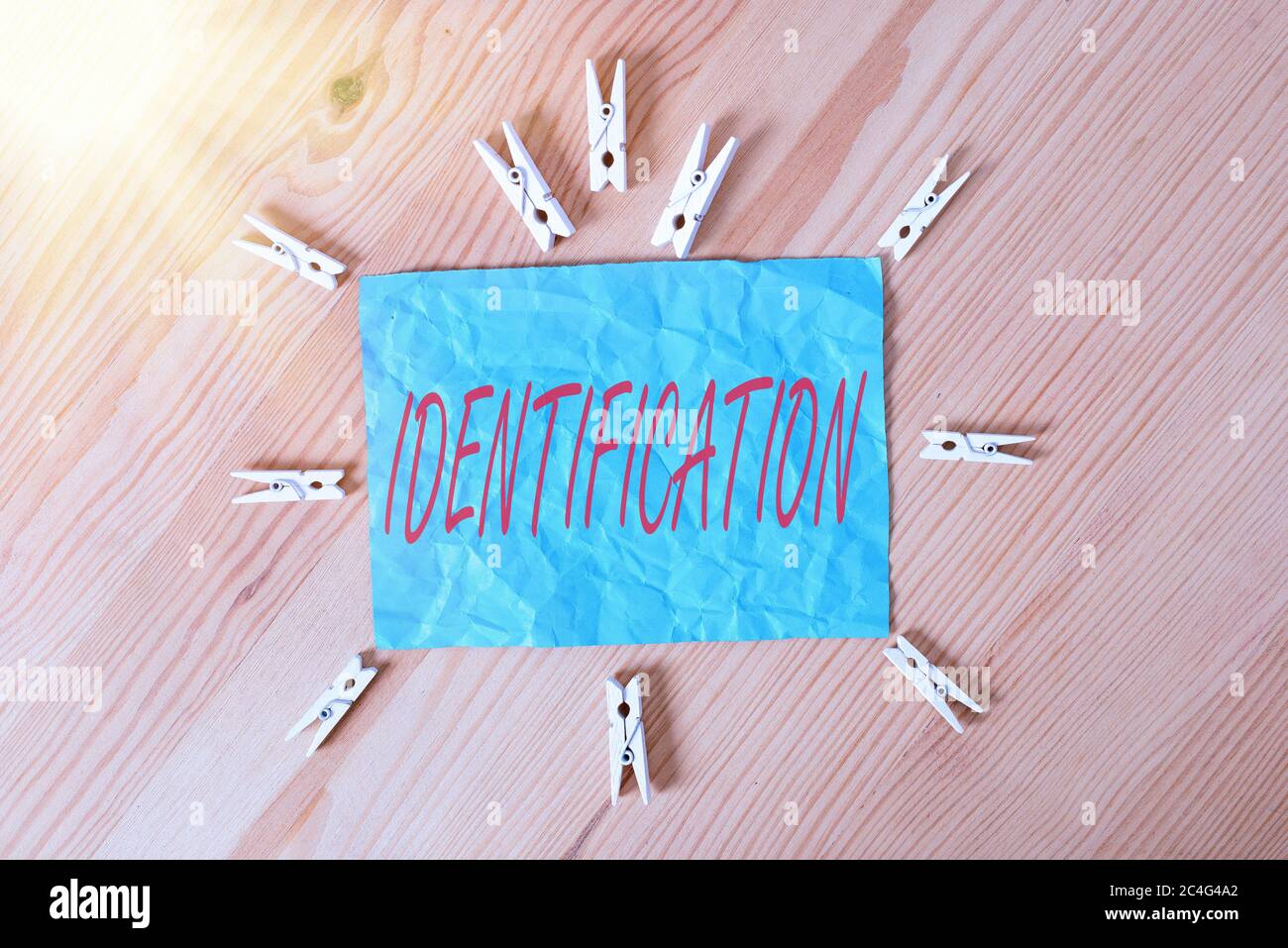 Word writing text Identification. Business photo showcasing an action ...