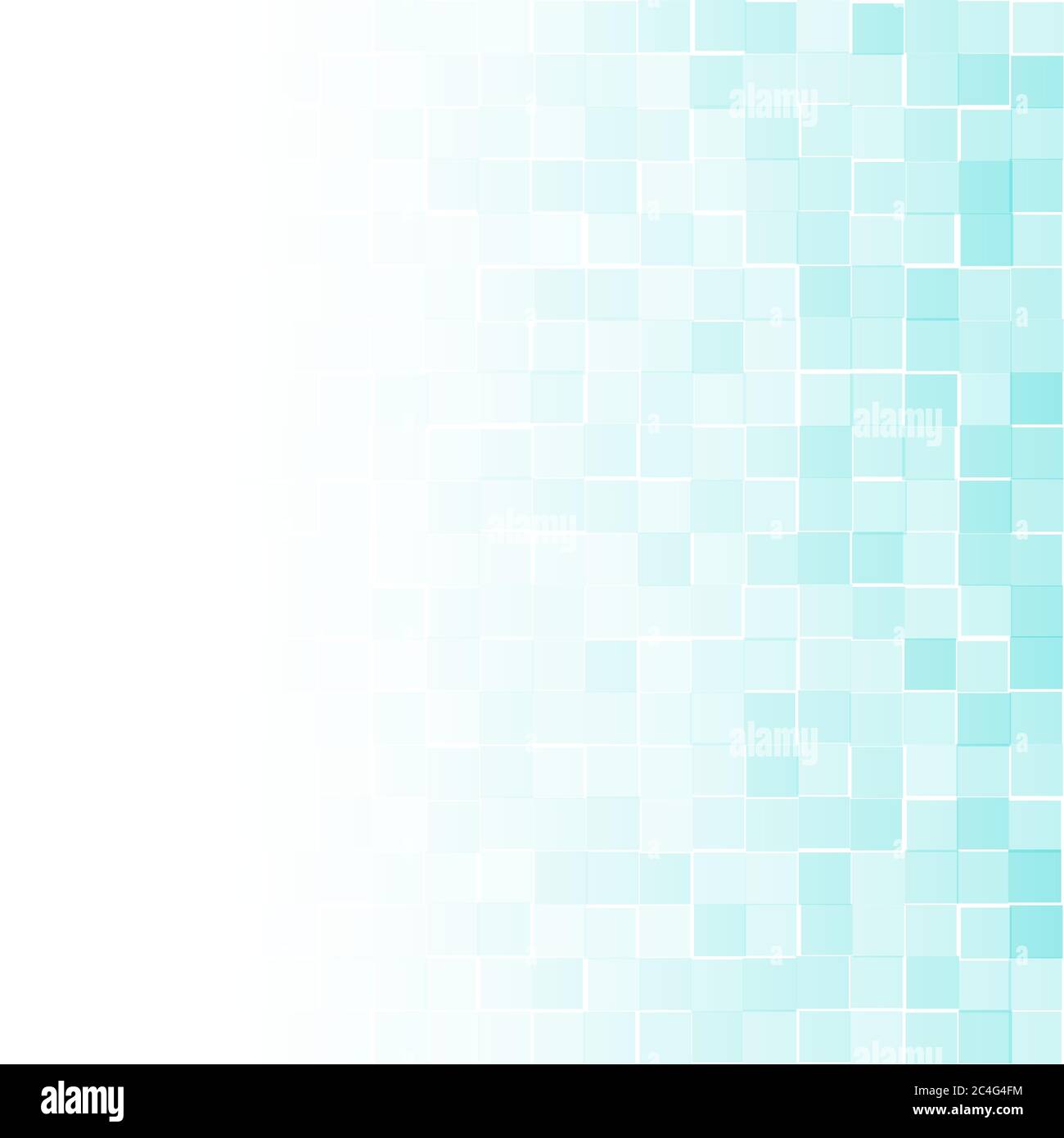 Abstract background of small squares in light blue colors with ...