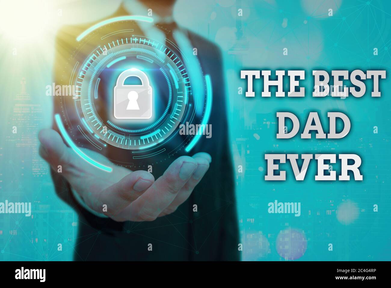 Text sign showing The Best Dad Ever. Business photo text used to ...