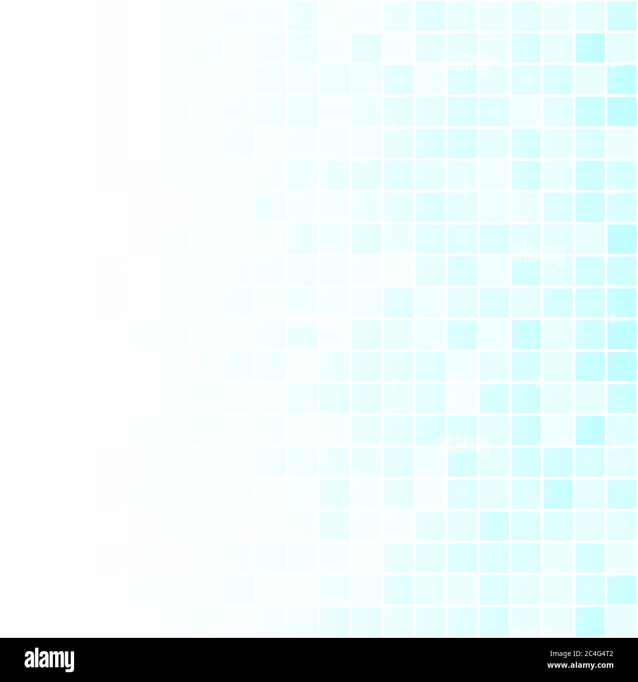 Abstract background of small squares in light blue colors with ...