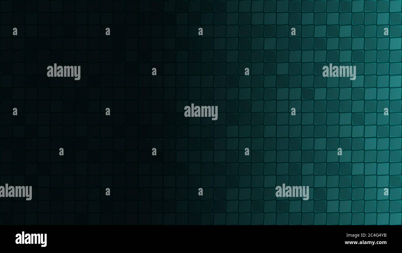 Abstract background of small squares in light blue colors with ...