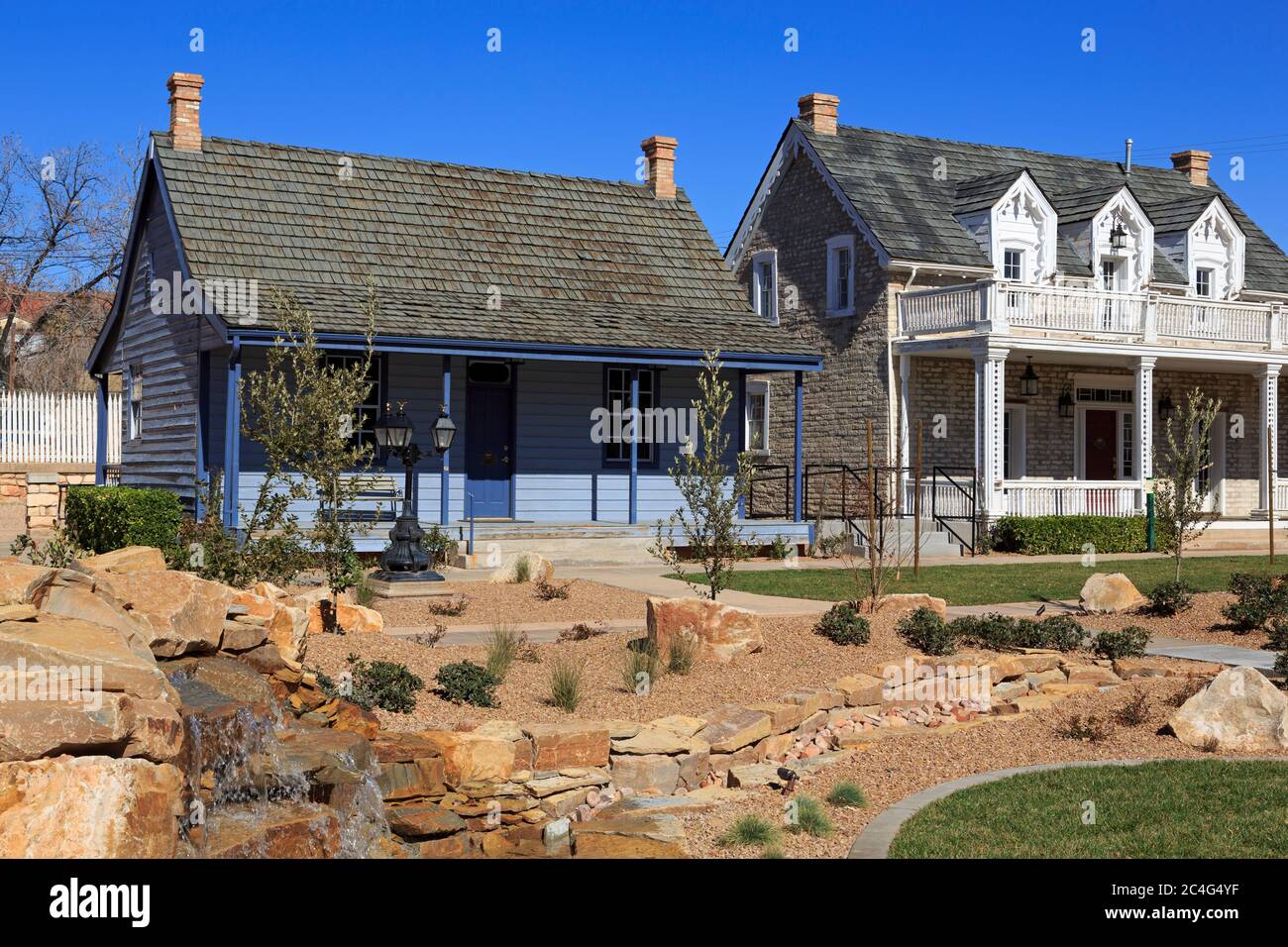 Green Gate Village, Historic District, St. George, Utah, USA Stock ...