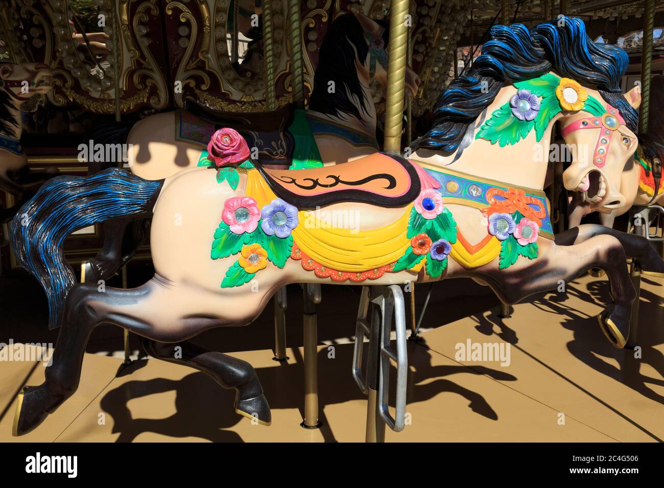 Town Square Carousel, St. George, Utah, USA Stock Photo - Alamy