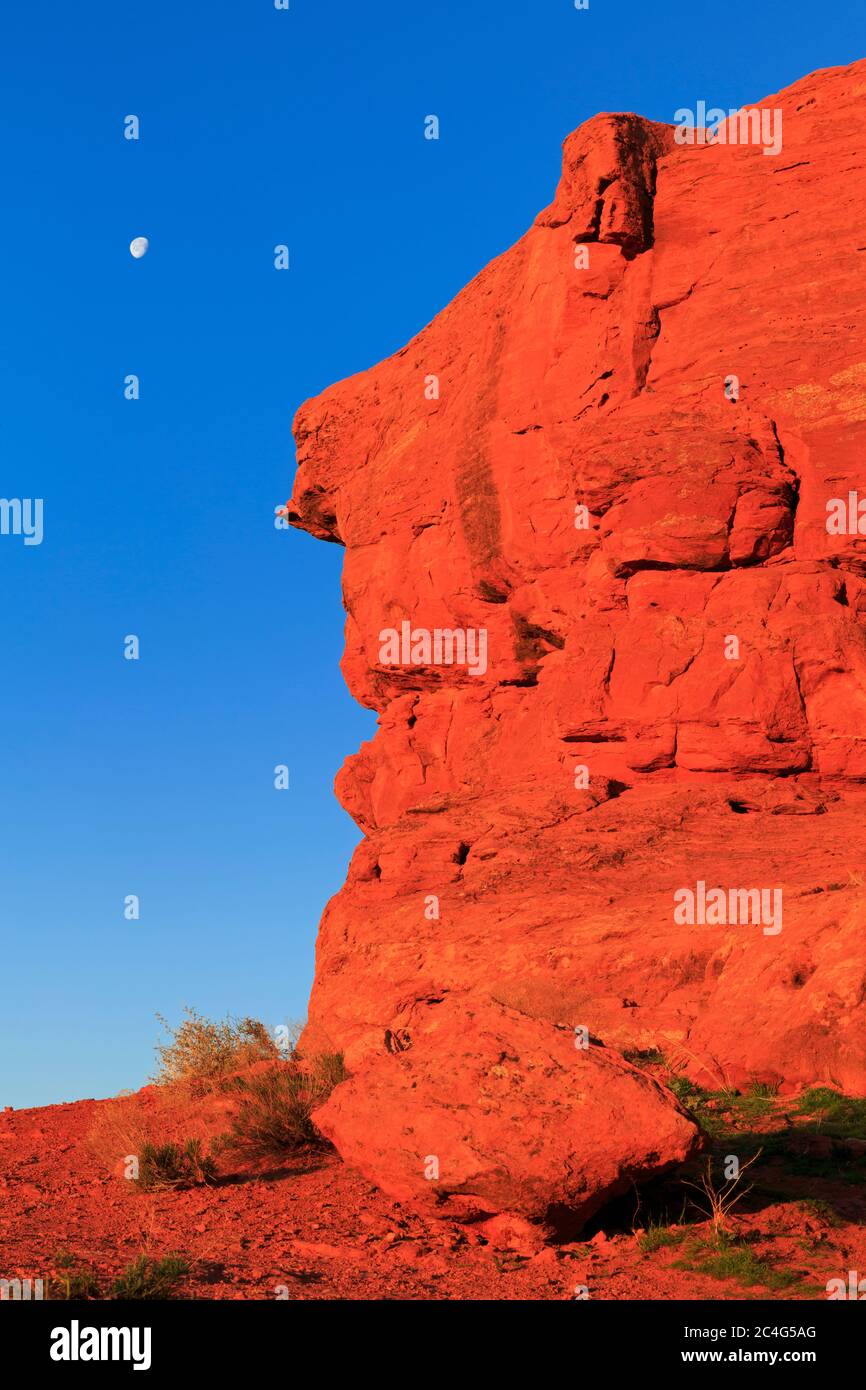 Rock formations in Pioneer Park, St. George, Utah, USA Stock Photo - Alamy