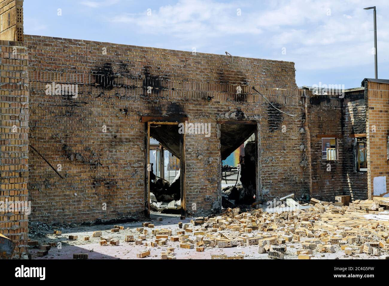 African american building fire hi-res stock photography and images - Alamy