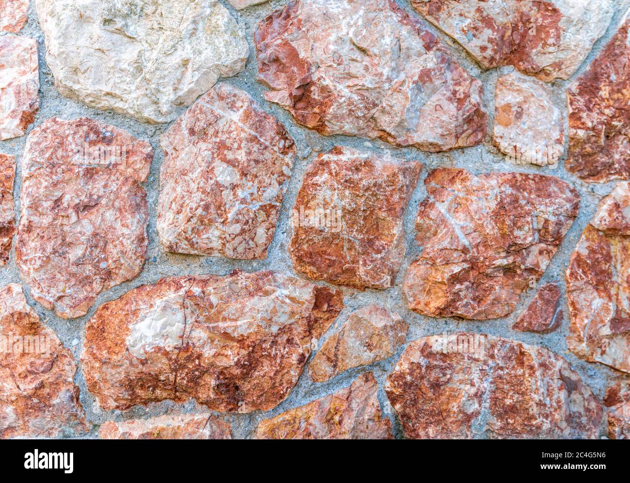 Pink marble stone wall texture background. Closeup surface grunge ...