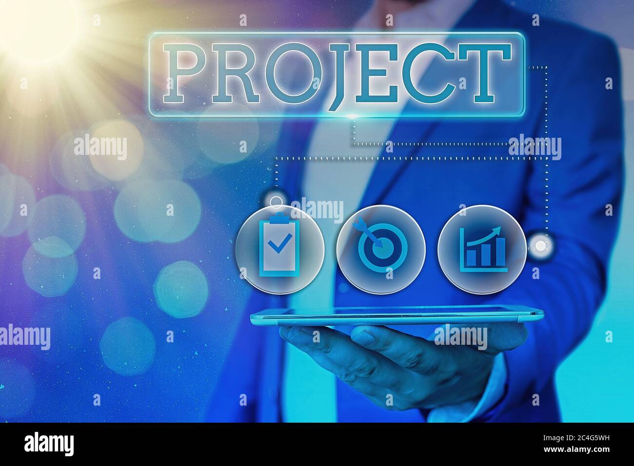 Handwriting text Project. Conceptual photo collaborative enterprise ...