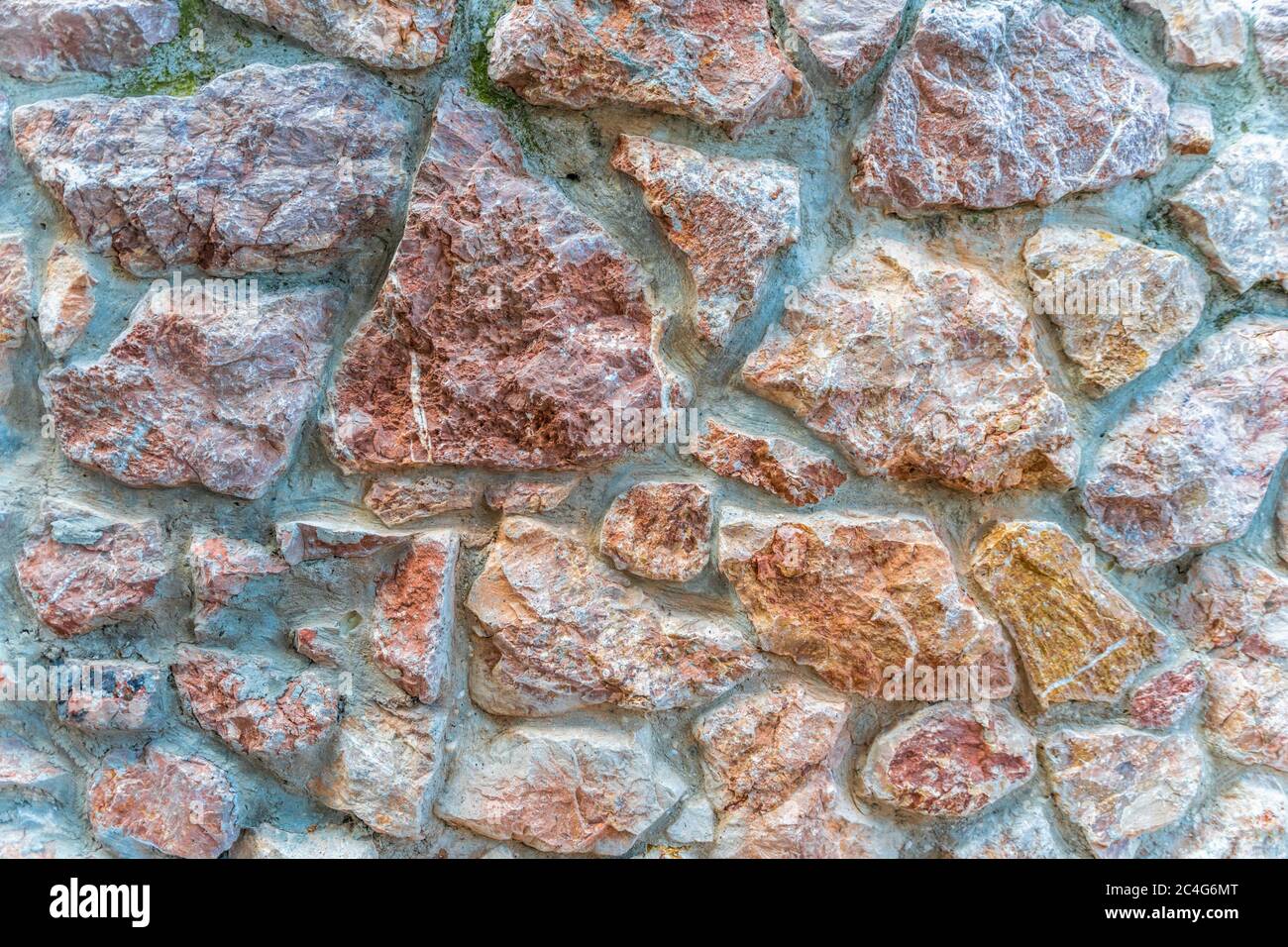 Pink marble stone wall texture background. Closeup surface grunge ...