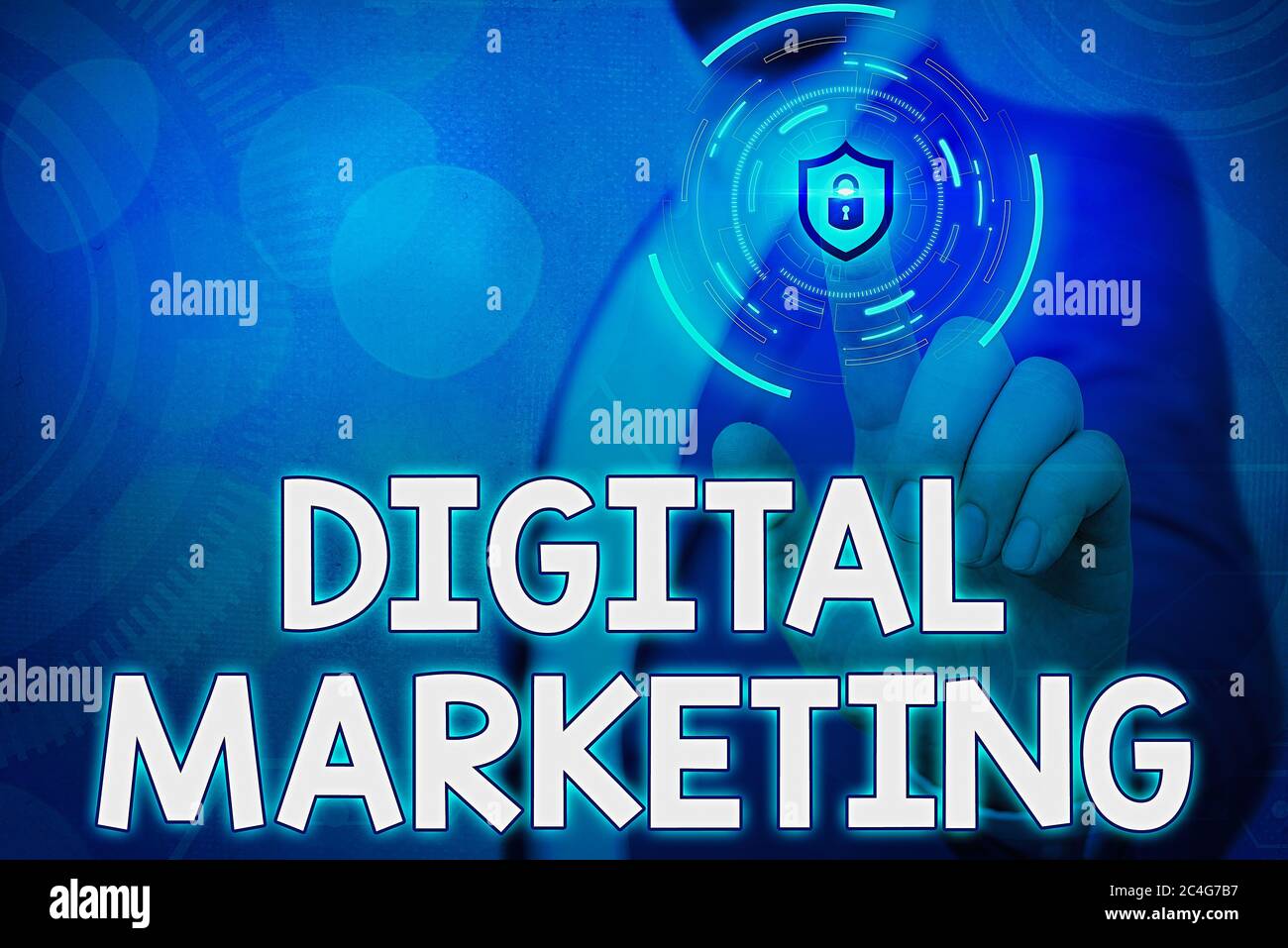 Handwriting text writing Digital Marketing. Conceptual photo promotion ...