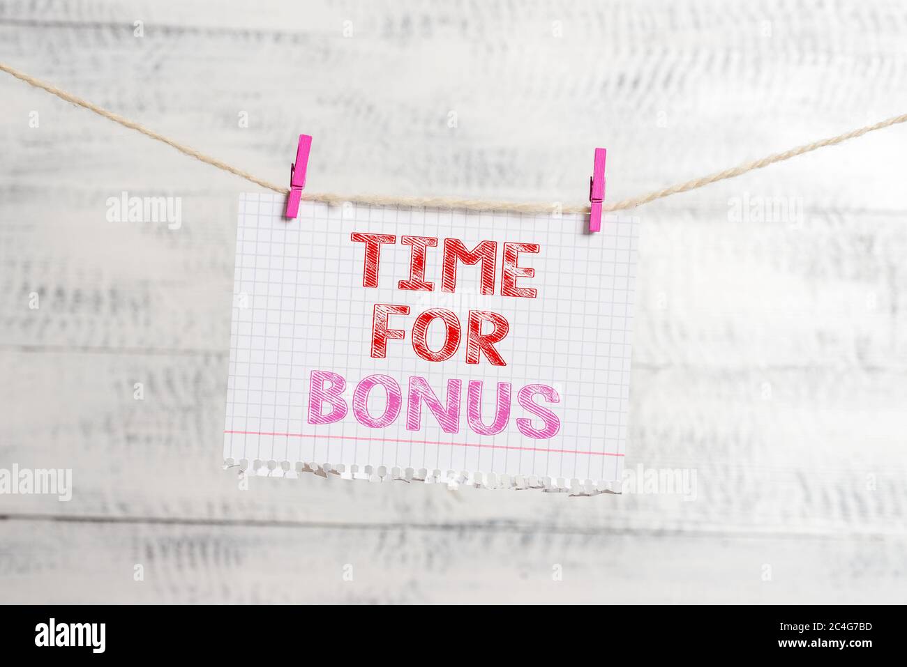 Writing note showing Time For Bonus. Business concept for Limited ...