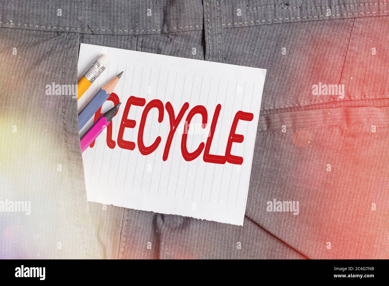 Word writing text Recycle. Business photo showcasing process of ...