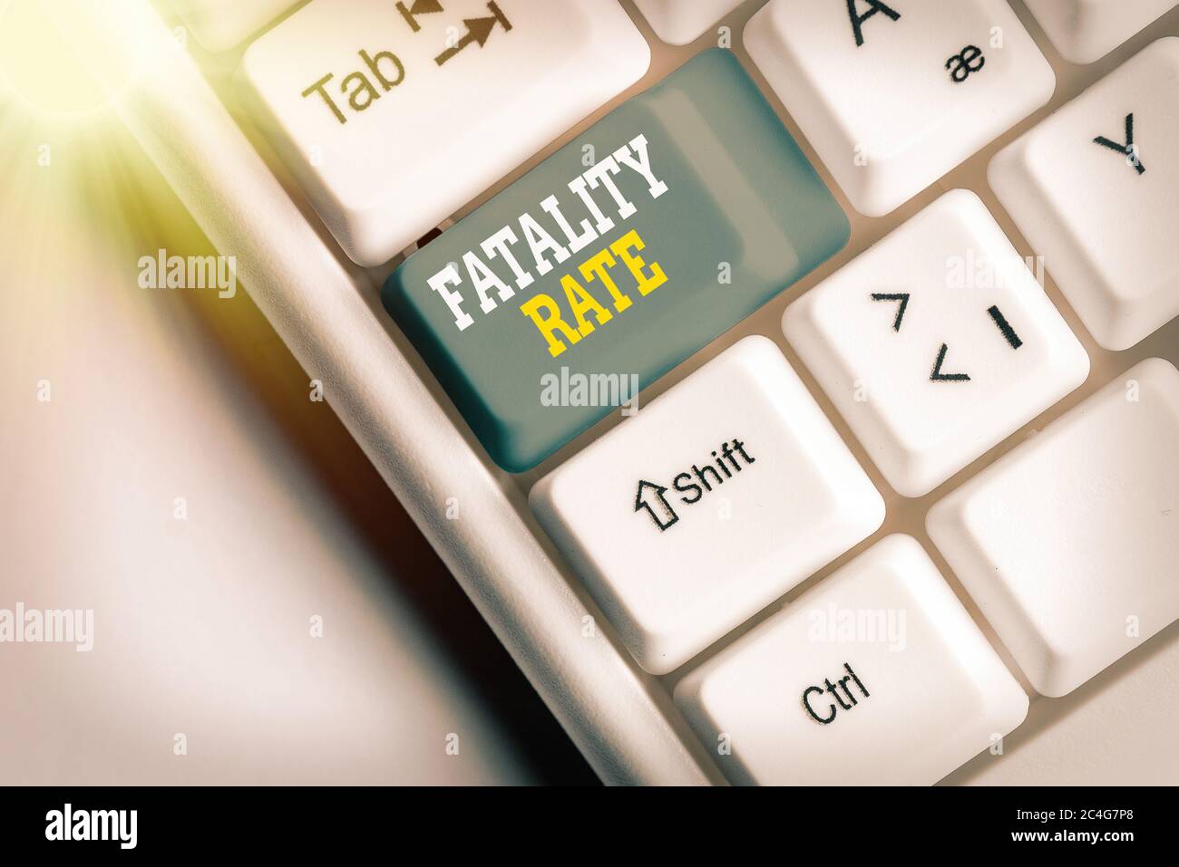 Conceptual hand writing showing Fatality Rate. Concept meaning ...