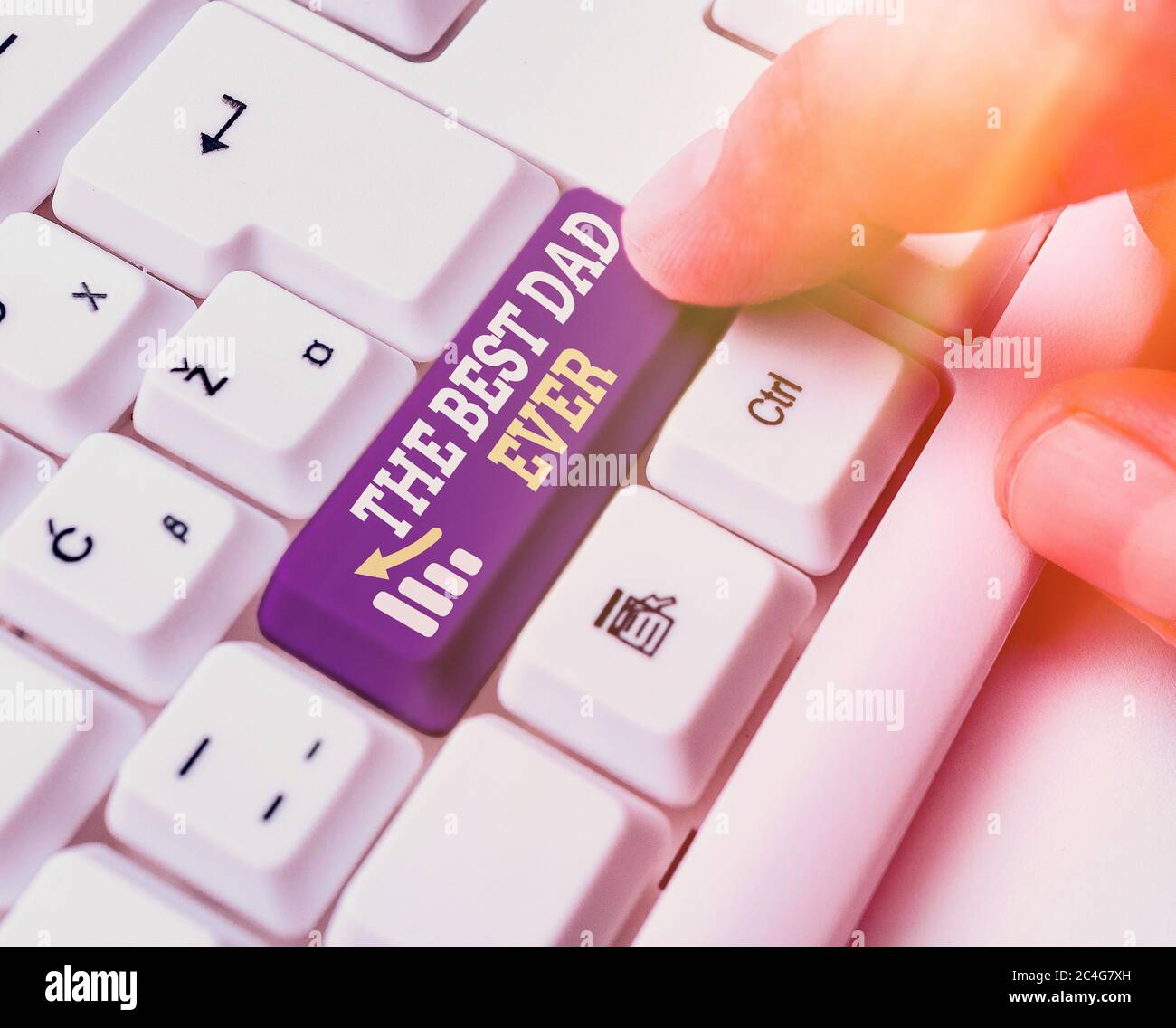 Handwriting text The Best Dad Ever. Conceptual photo used to describing ...