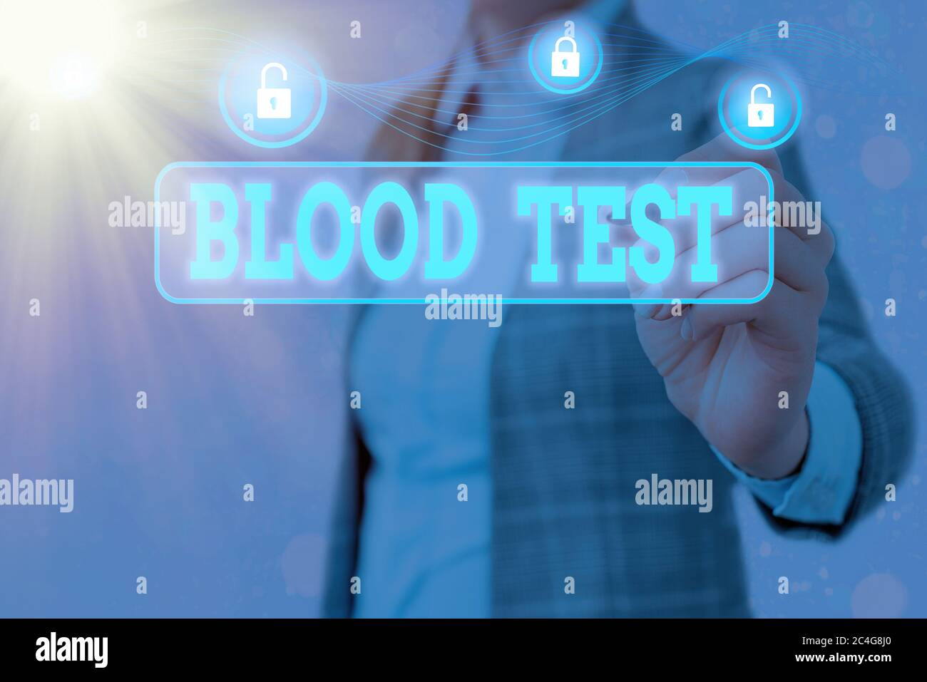 Conceptual hand writing showing Blood Test. Concept meaning Extracted ...