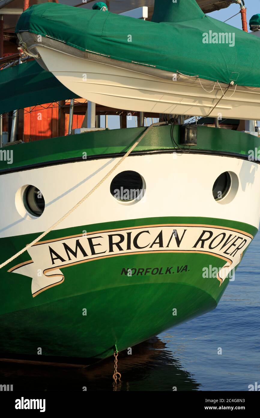 American Rover at the Festival Market Place, Norfolk, Virginia, USA ...
