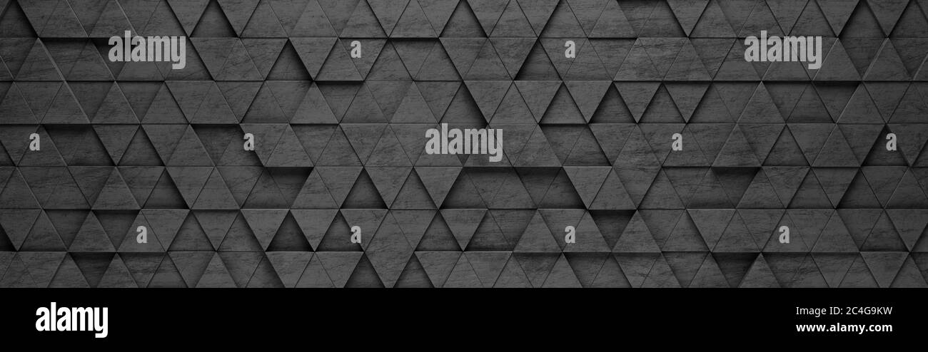 Geometric background triangles Black and White Stock Photos & Images ...