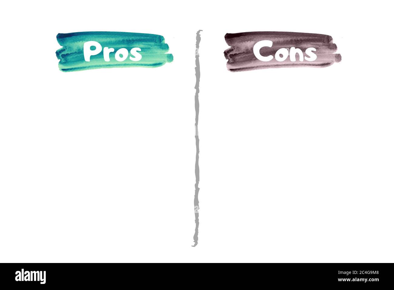 Blank Pros And Cons Chart Blank Pros And Cons Chart
