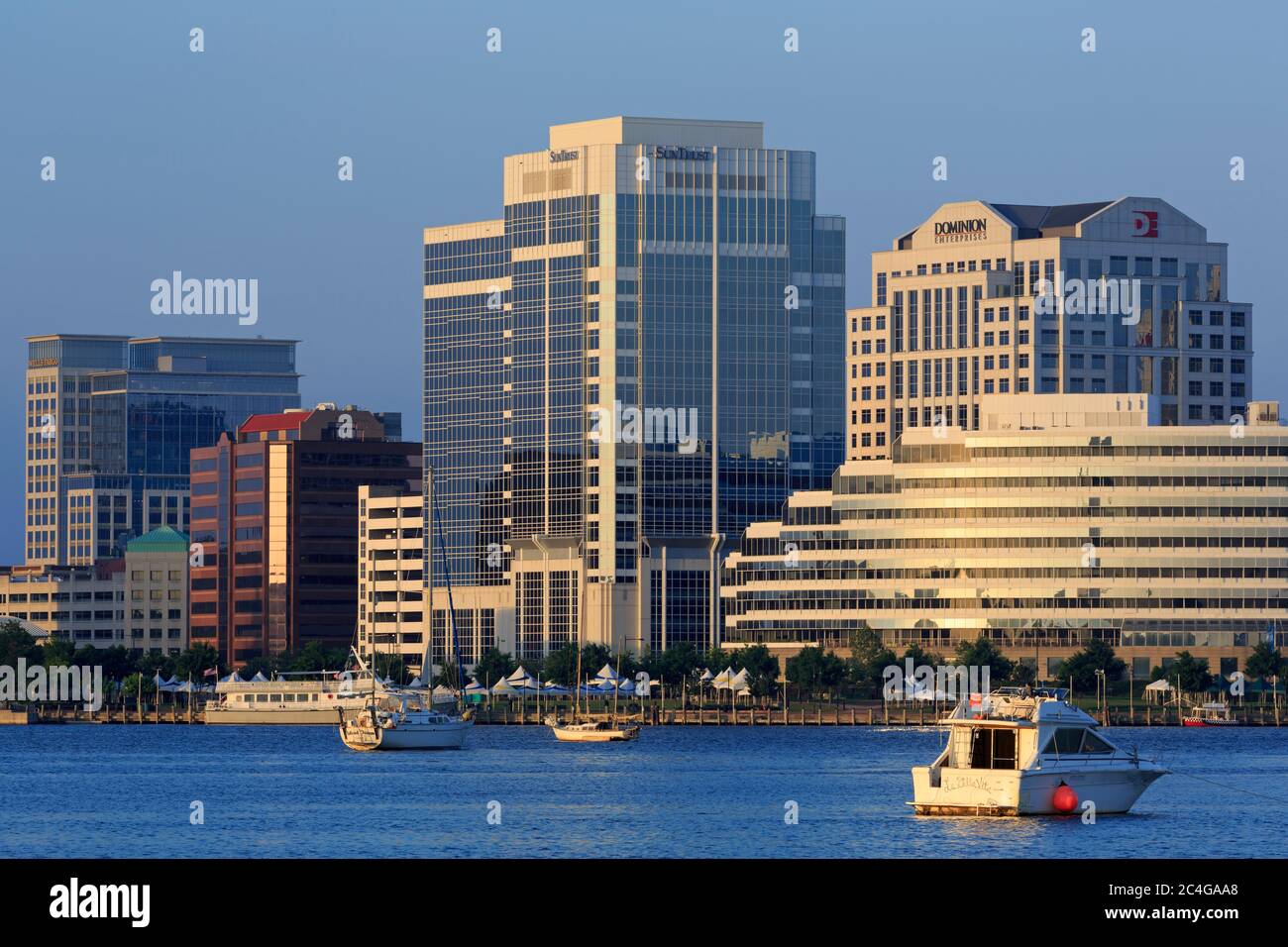 Norfolk skyline, Virginia, USA Stock Photo - Alamy