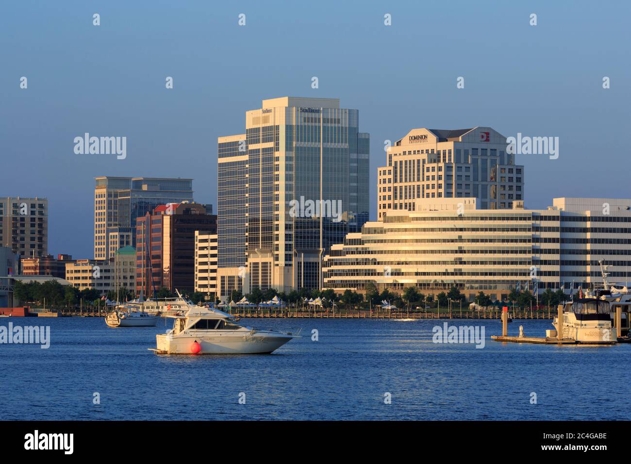 Norfolk skyline, Virginia, USA Stock Photo - Alamy