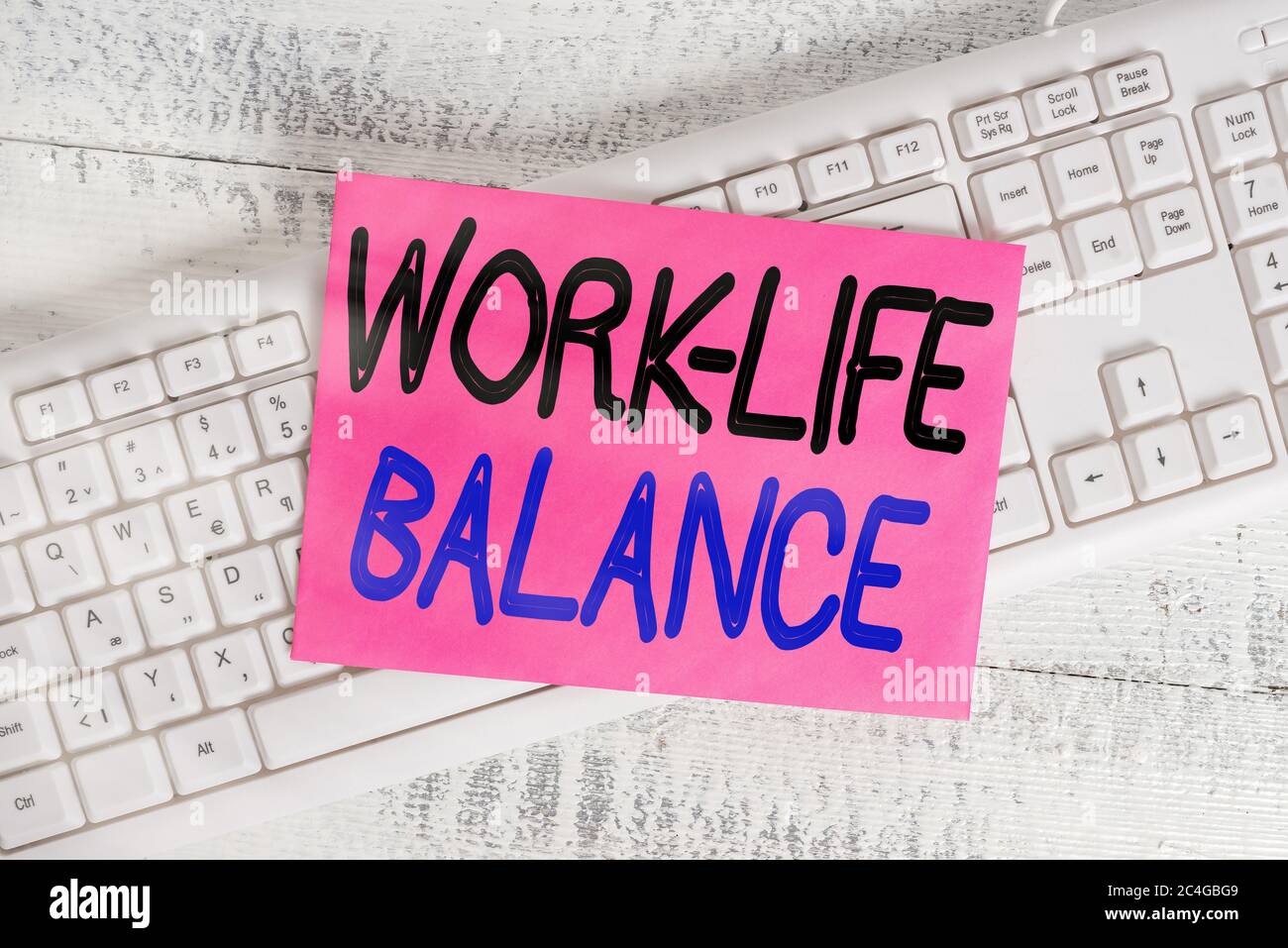 Word writing text Work life Balance. Business photo showcasing ...