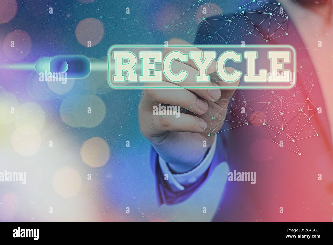 Word writing text Recycle. Business photo showcasing process of ...