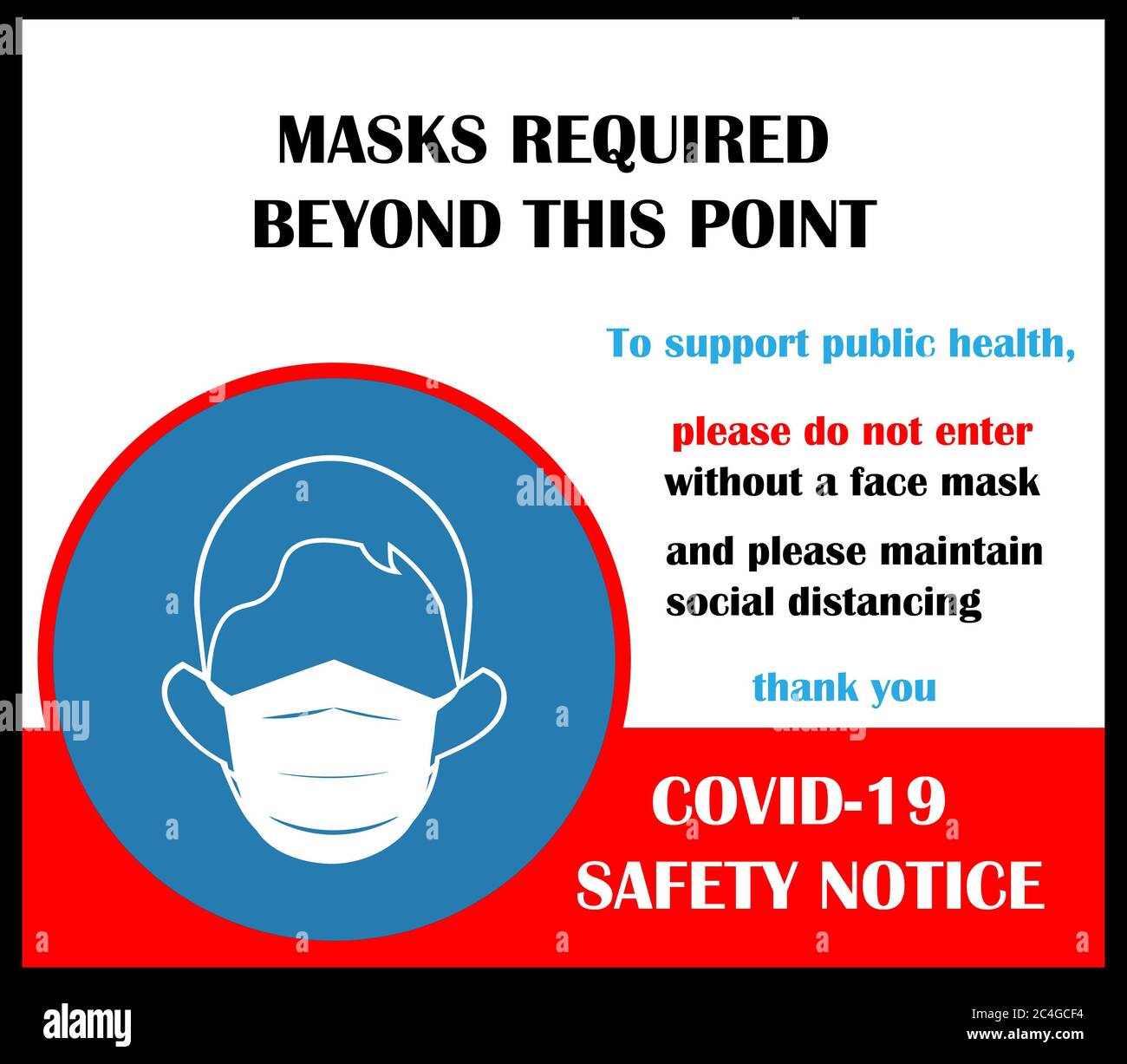 Wear face mask sign and symbol. Please do not enter without a face mask ... Wear face mask sign and symbol. Please do not enter without a face mask ...
