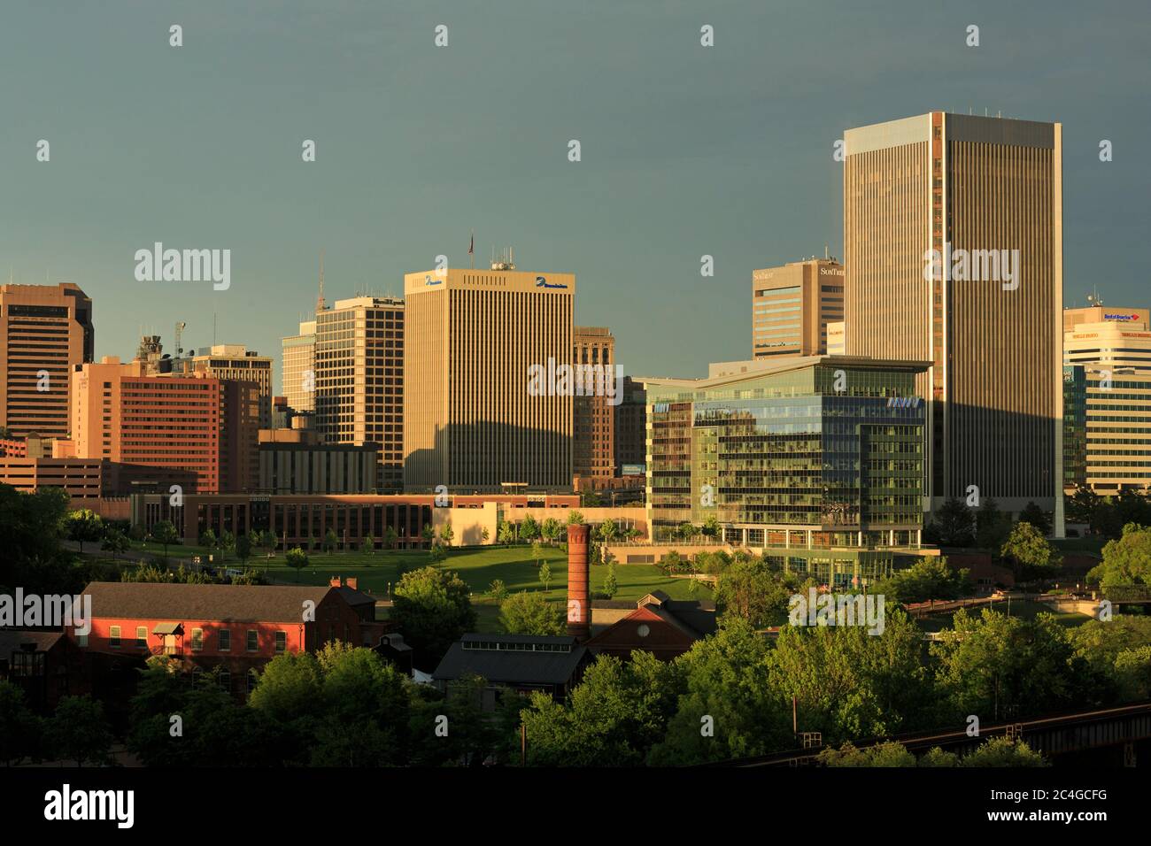Richmond skyline, Virginia, USA Stock Photo - Alamy