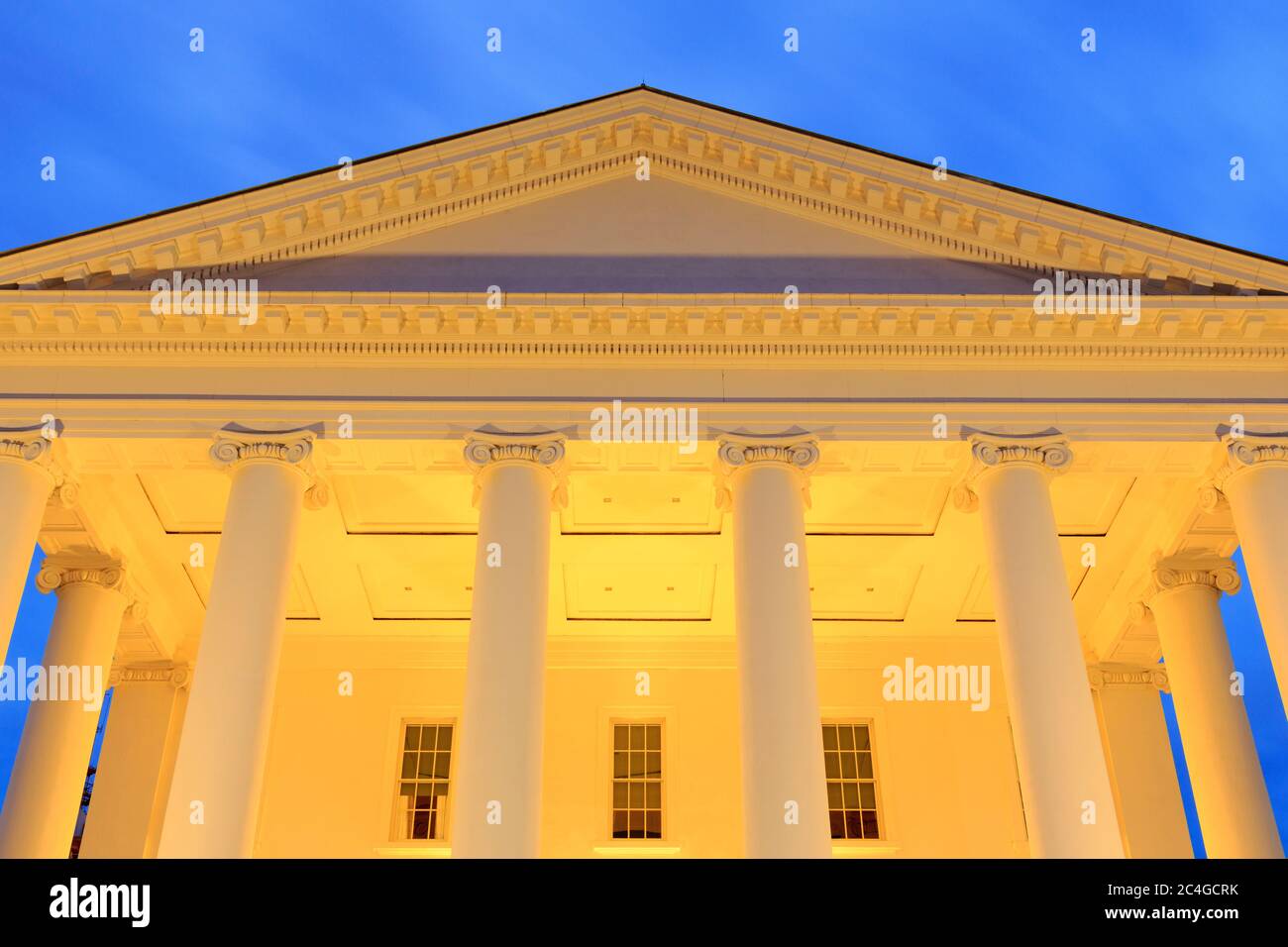 Virginia state capitol night richmond hi-res stock photography and images - Alamy