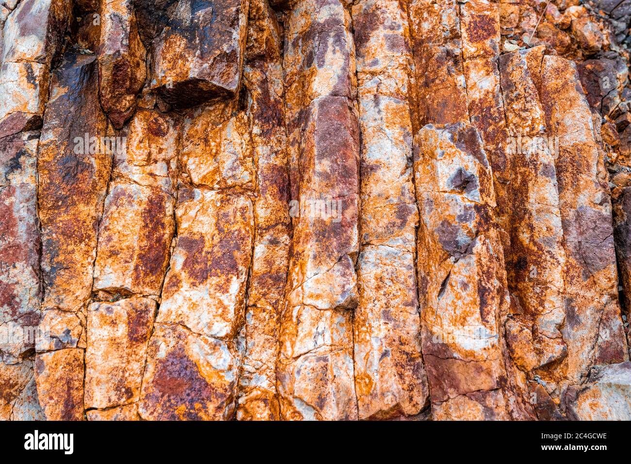 Abstract background from toned mountains texture, volcanic basalt as in ...