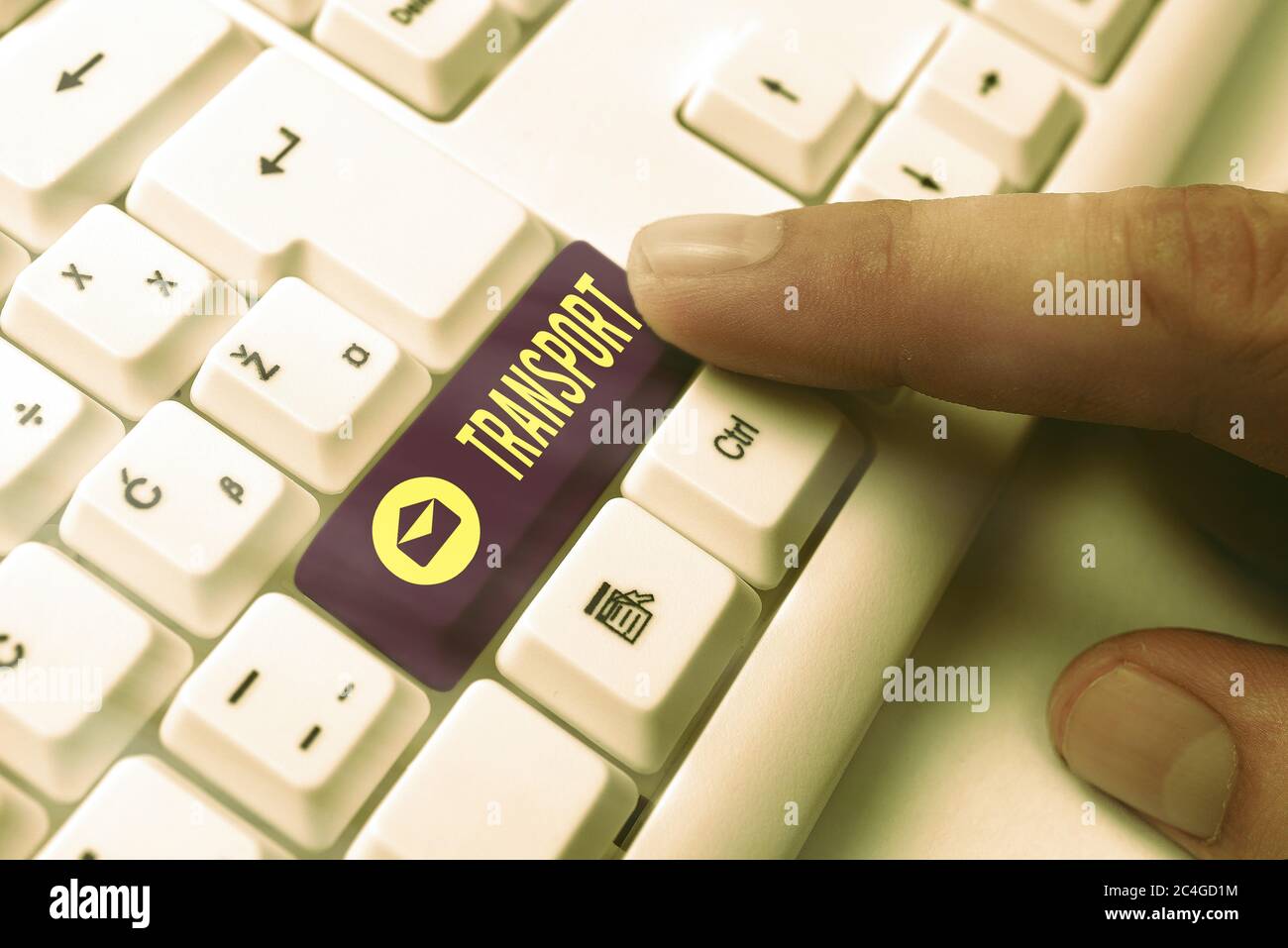 Handwriting text Transport. Conceptual photo carry passengers by truck ...