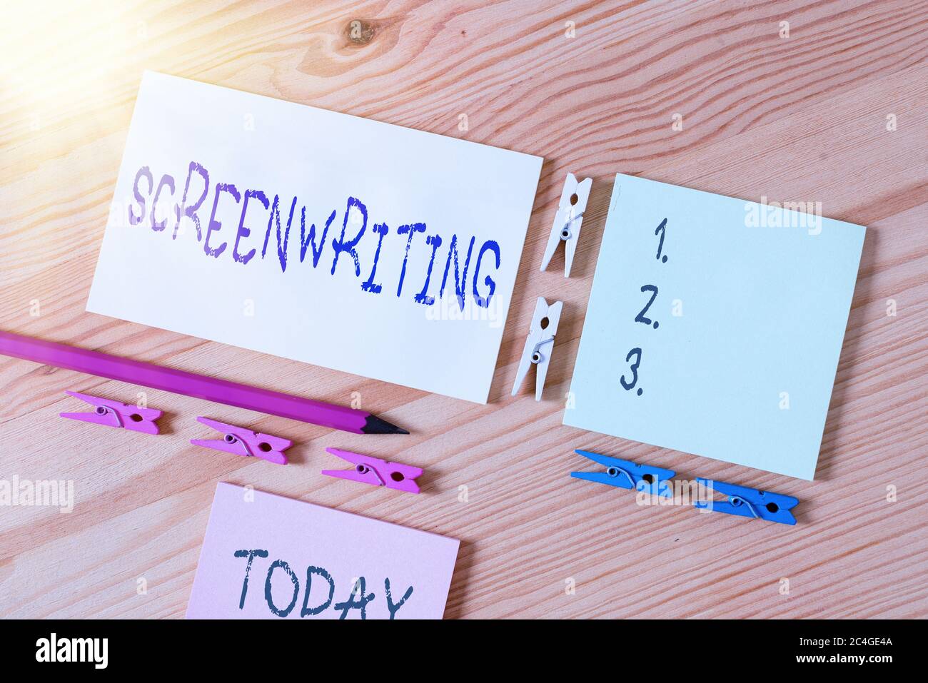 Word writing text Screenwriting. Business photo showcasing the art and ...