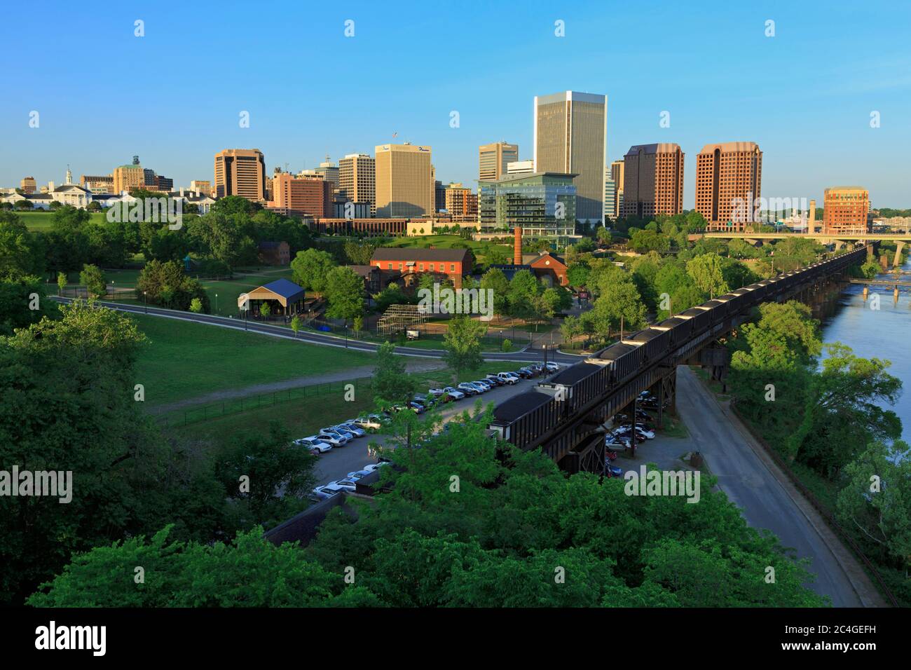 Richmond skyline, Virginia, USA Stock Photo - Alamy
