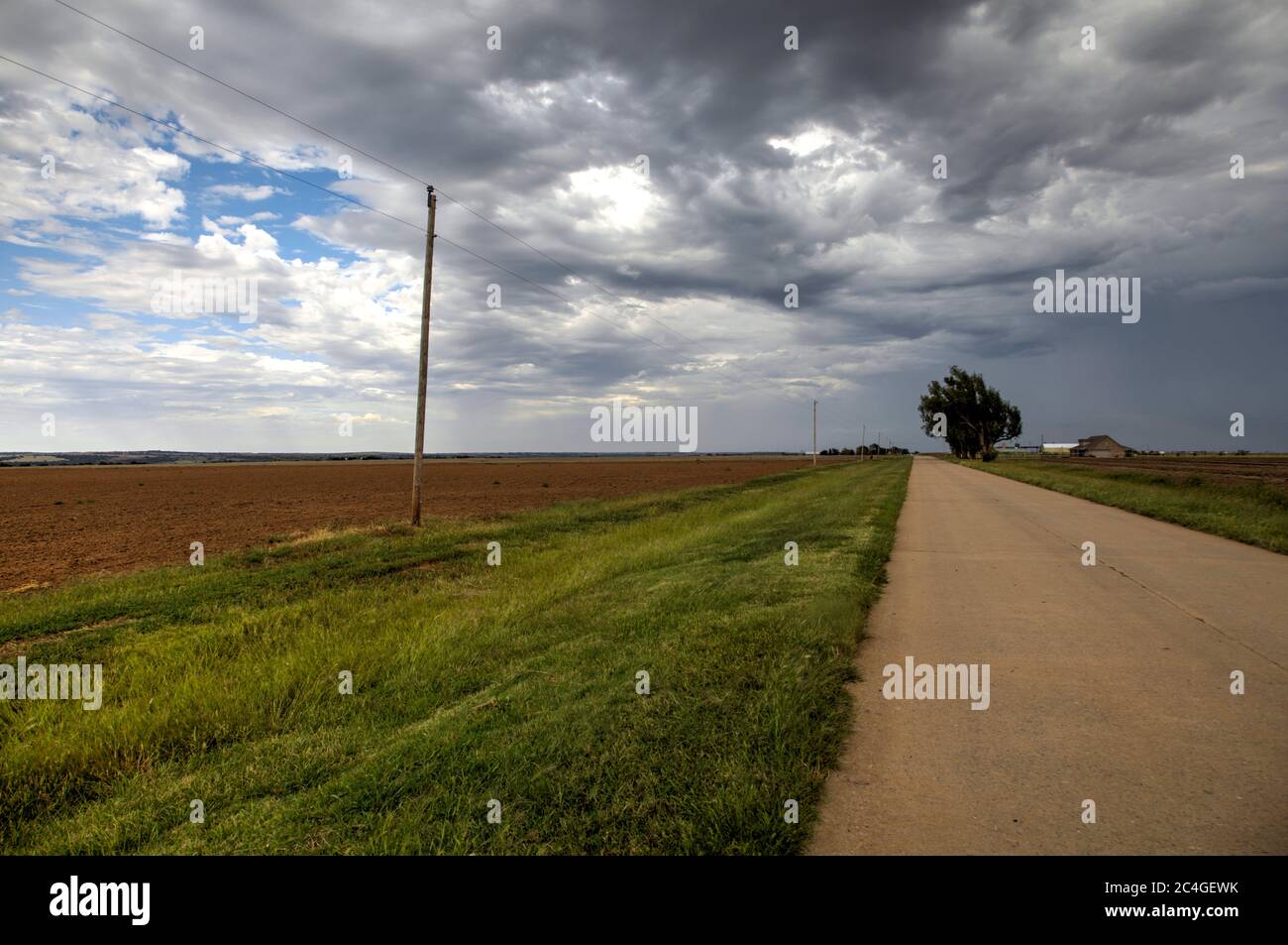 On Route 66 in rural Oklahoma Stock Photo - Alamy