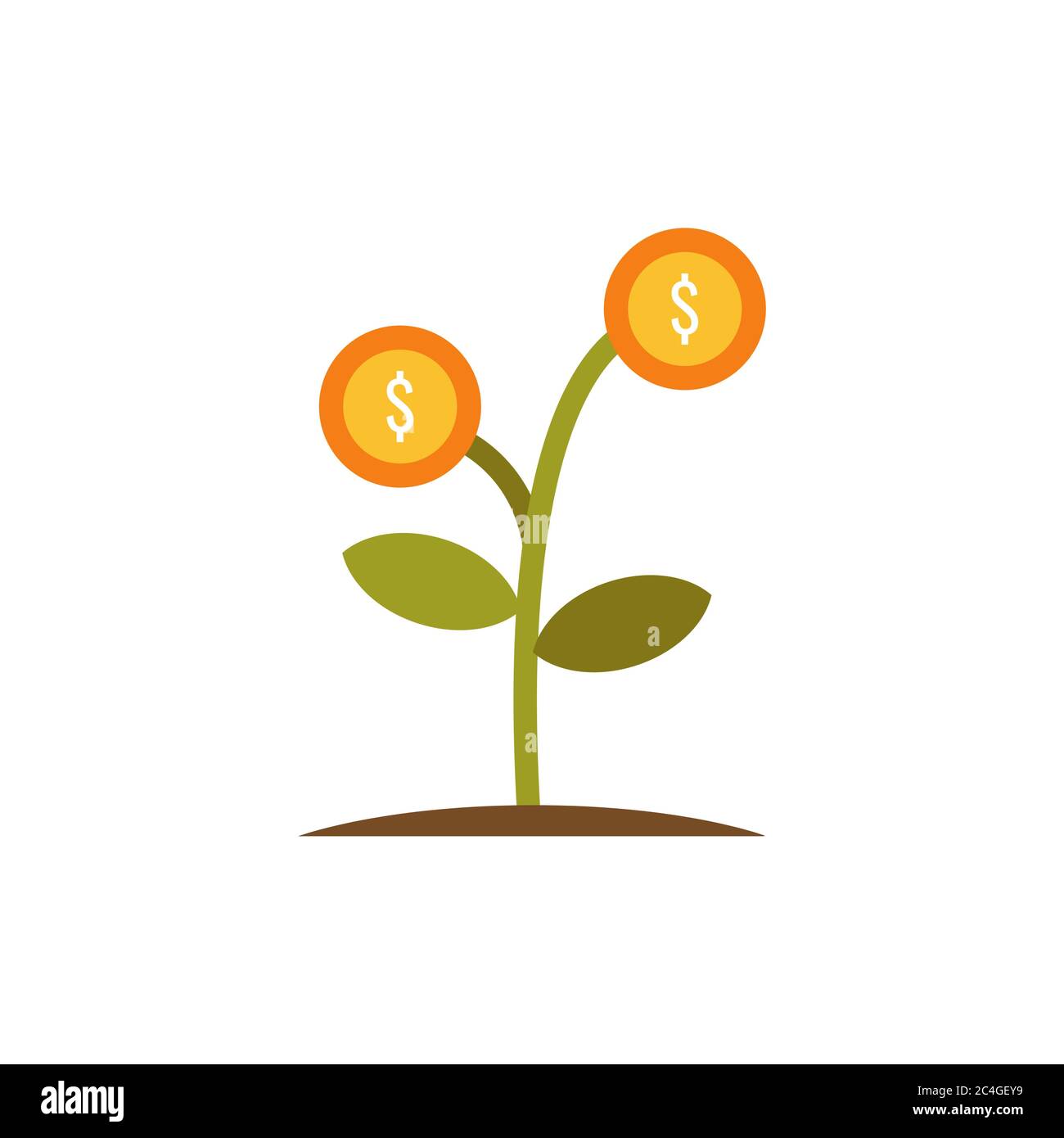 invest money vector design template illustration Stock Vector Image ...
