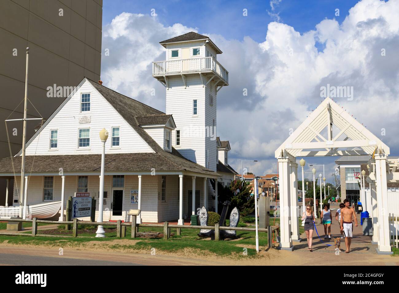 Old Coast Guard Station Museum, Virginia Beach, Virginia, USA Stock ...