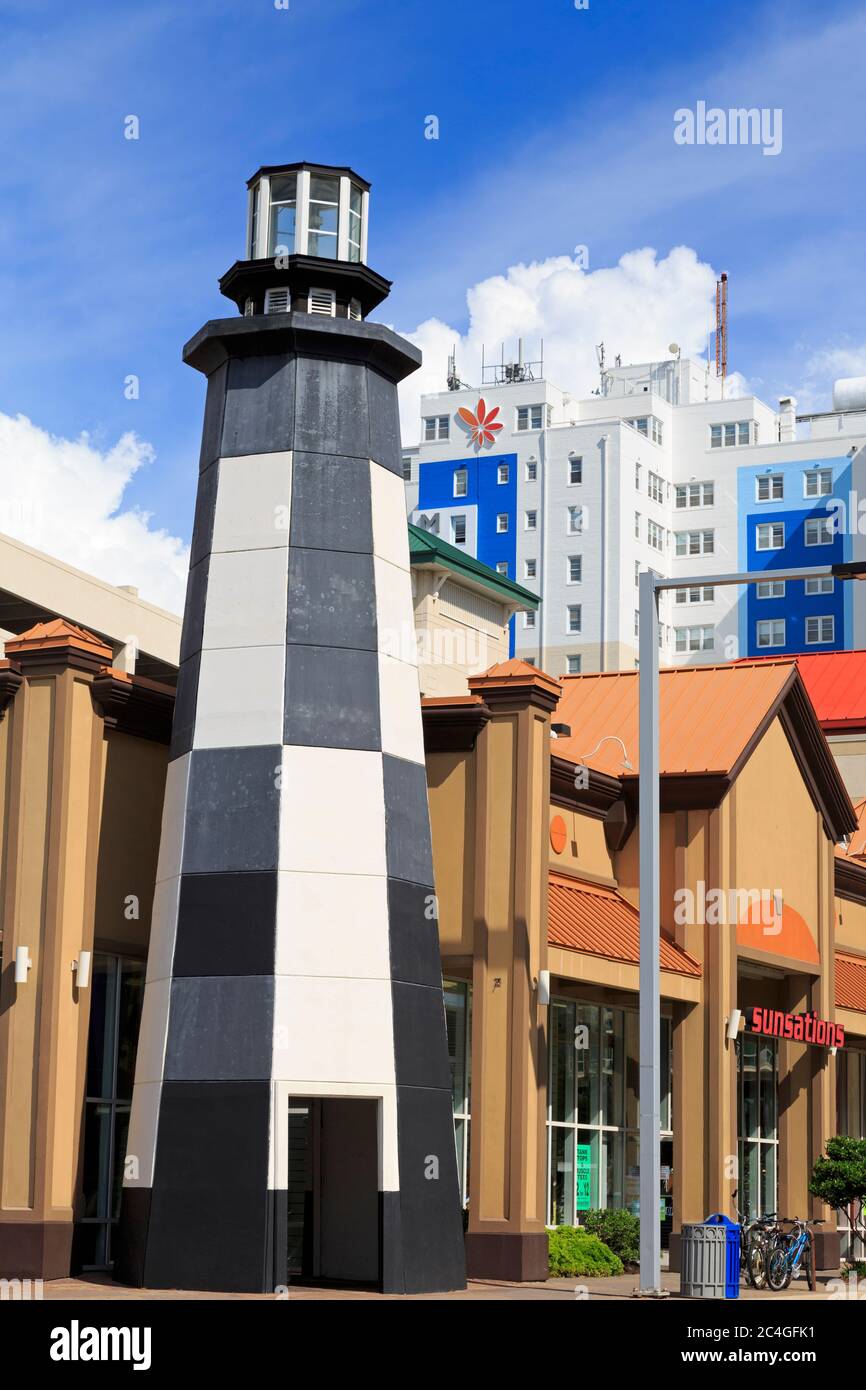 Stores on Atlantic Drive, Virginia Beach, Virginia, USA Stock Photo - Alamy