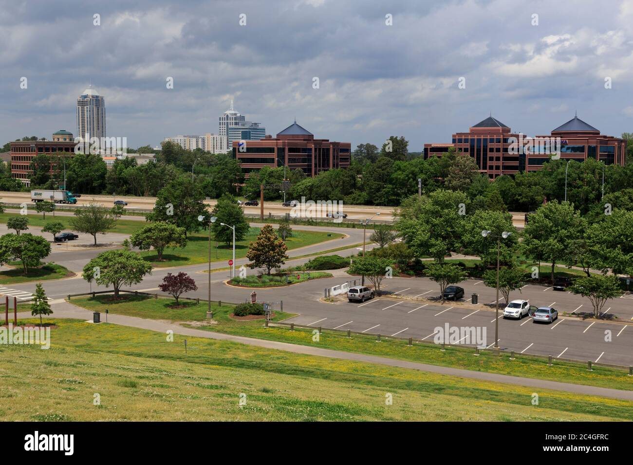 Virginia Beach skyline, Virginia, USA Stock Photo - Alamy