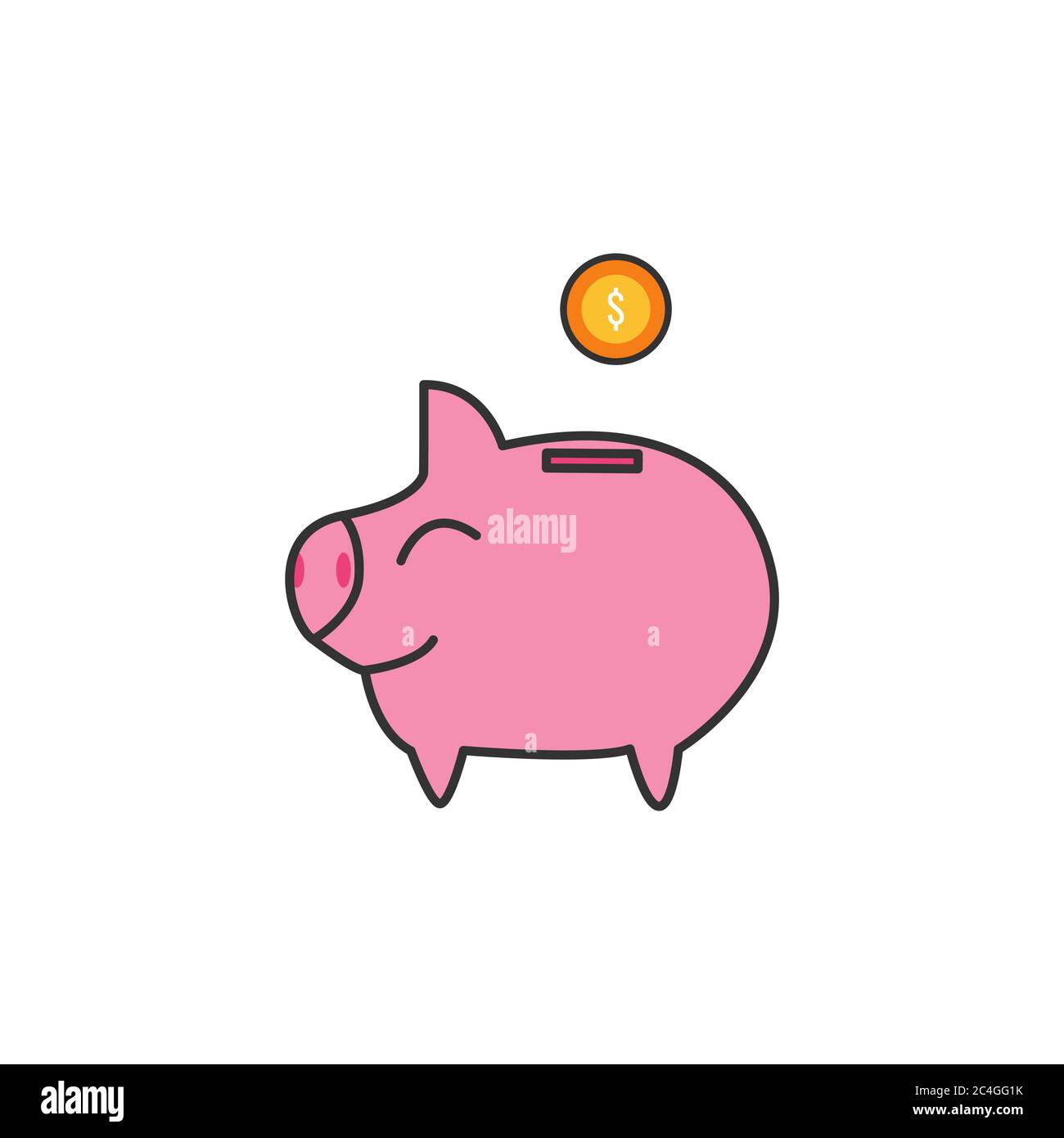 saving money vector design template illustration Stock Vector Image ...