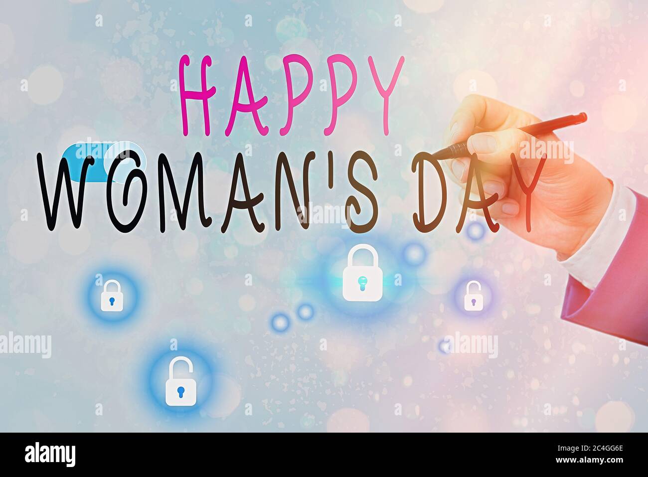 Text sign showing Happy Woman S Day. Business photo text to commemorate ... Text sign showing Happy Woman S Day. Business photo text to commemorate ...