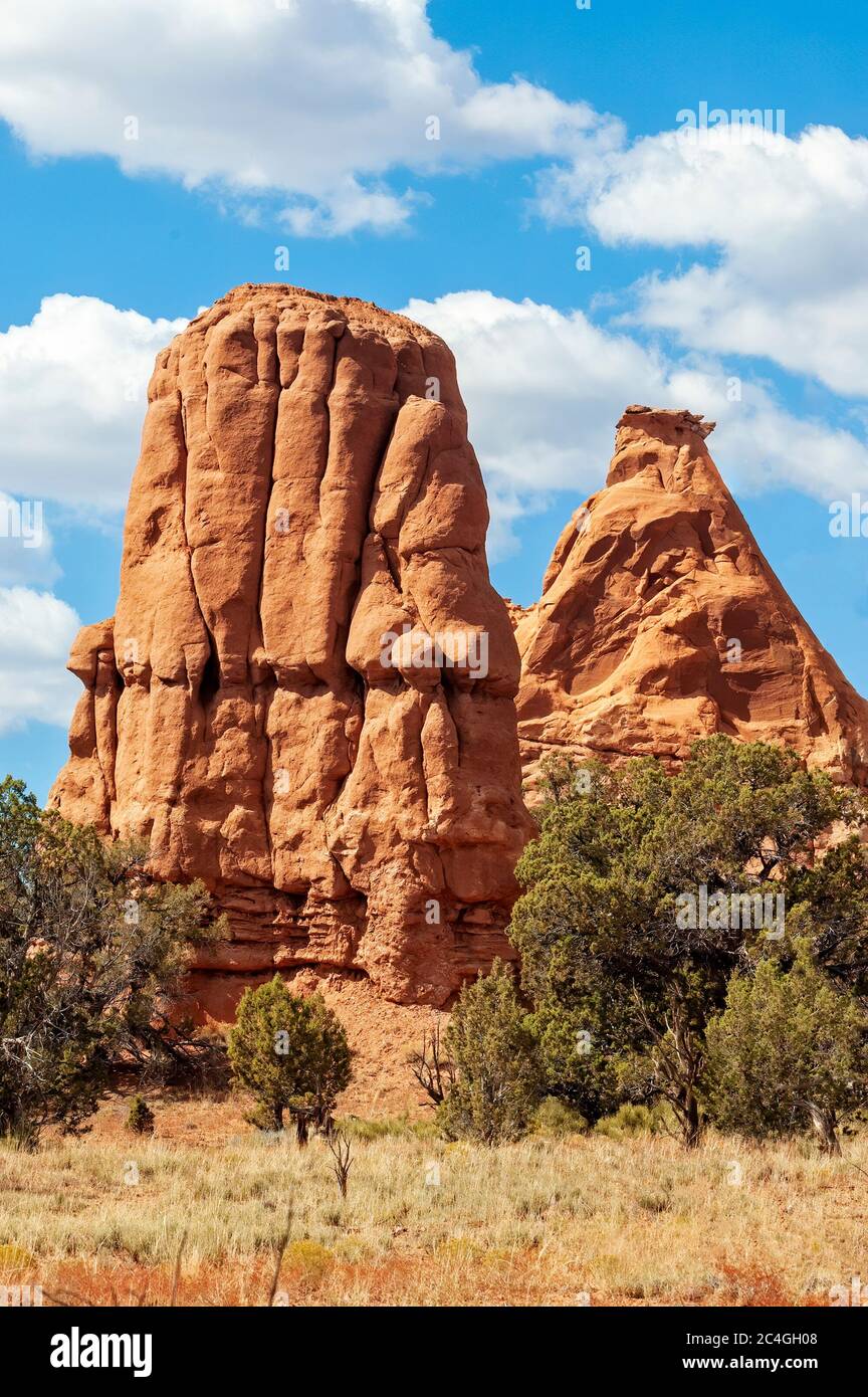 Pyramid shaped sandstone at Kodachrome Basin in Bryce Canyon, Utah, USA ...