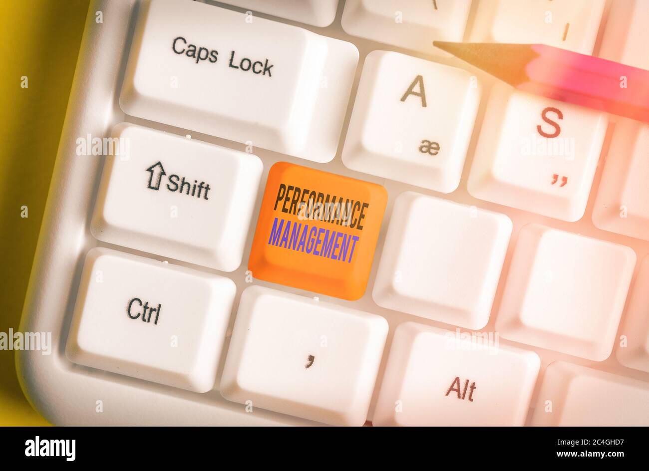 Conceptual hand writing showing Performance Management. Concept meaning ...