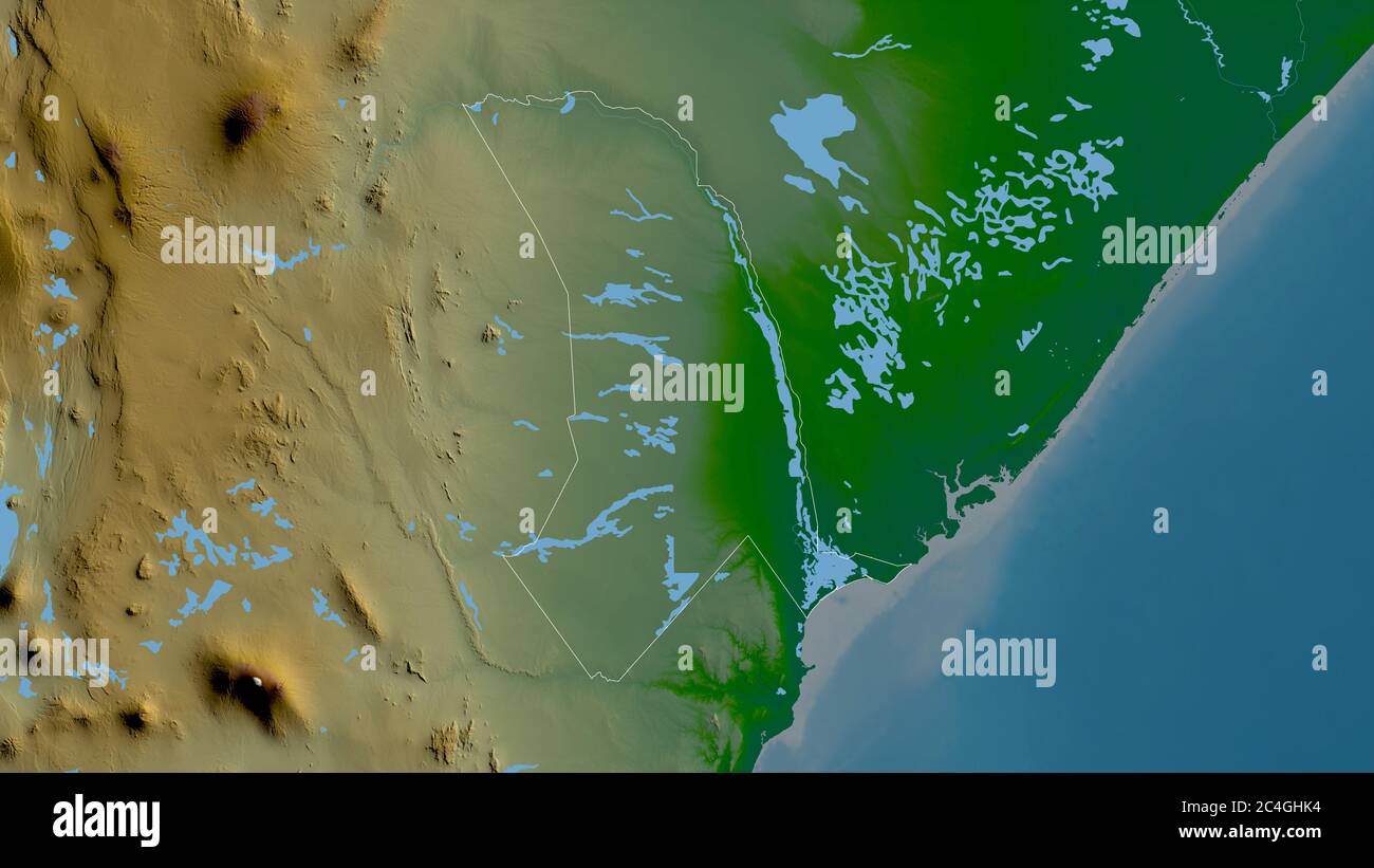 Tana river map hi-res stock photography and images - Alamy