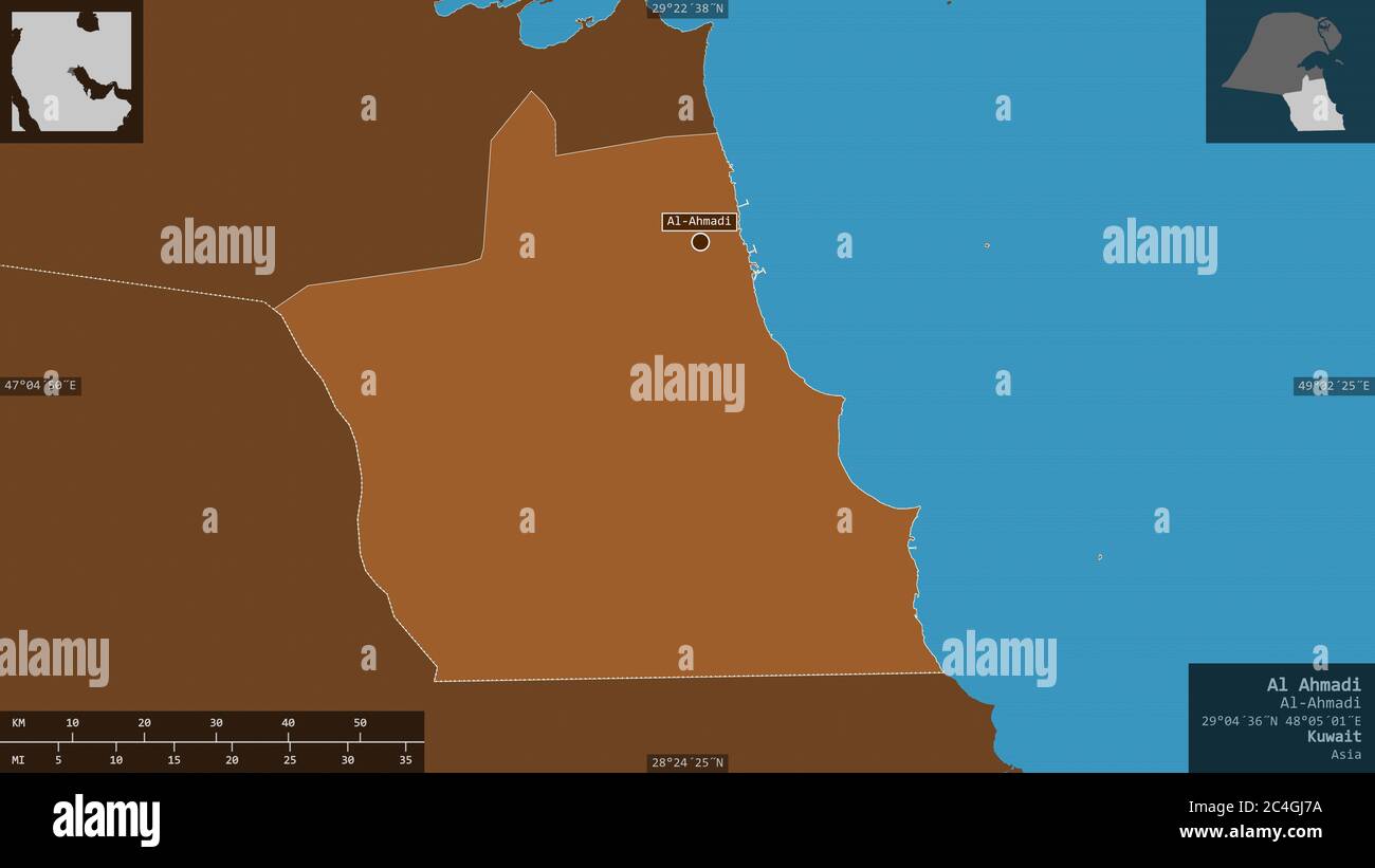 Al ahmadi map hi-res stock photography and images - Alamy
